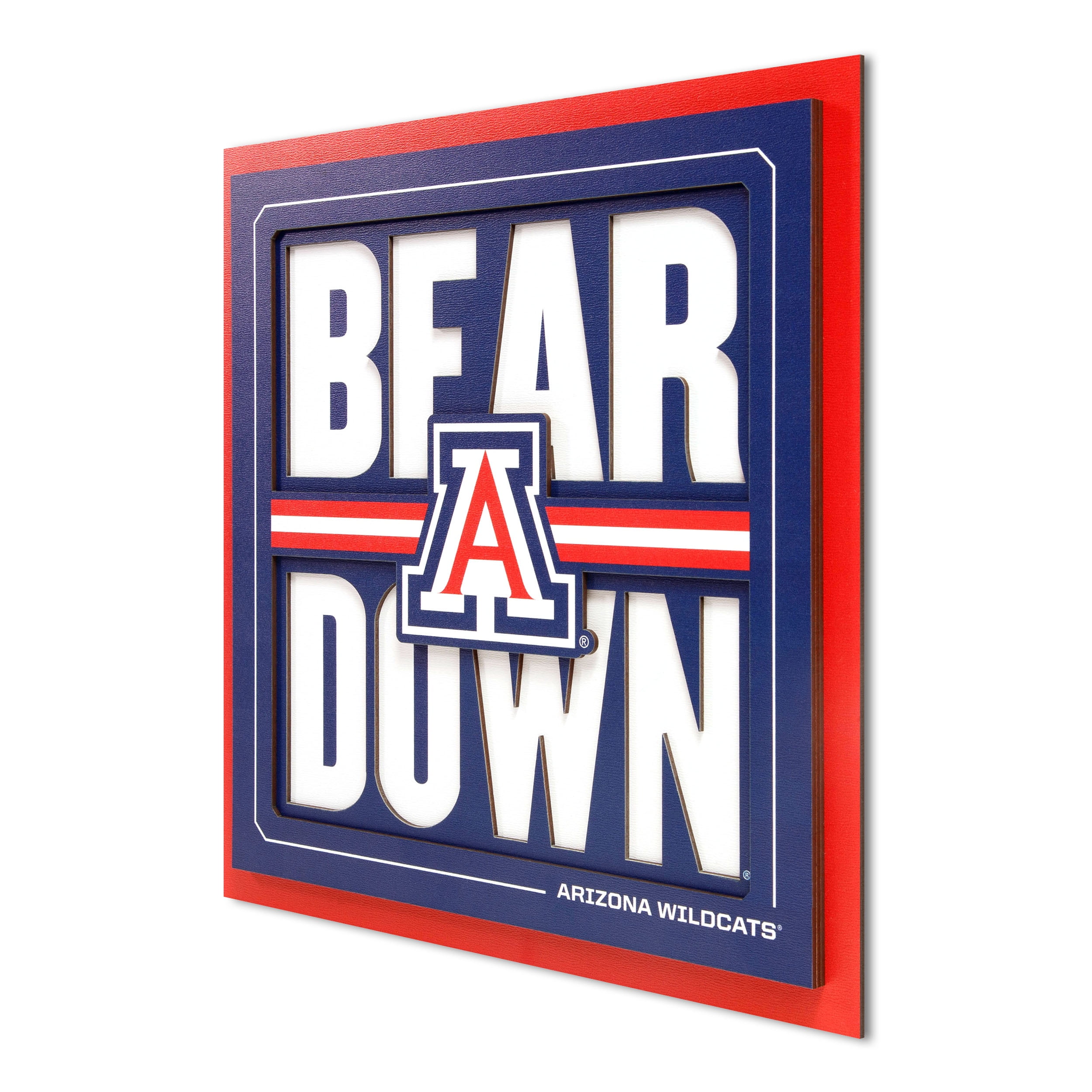YouTheFan NCAA Arizona Wildcats Slogan Series 3D Wall Art - Walmart.com