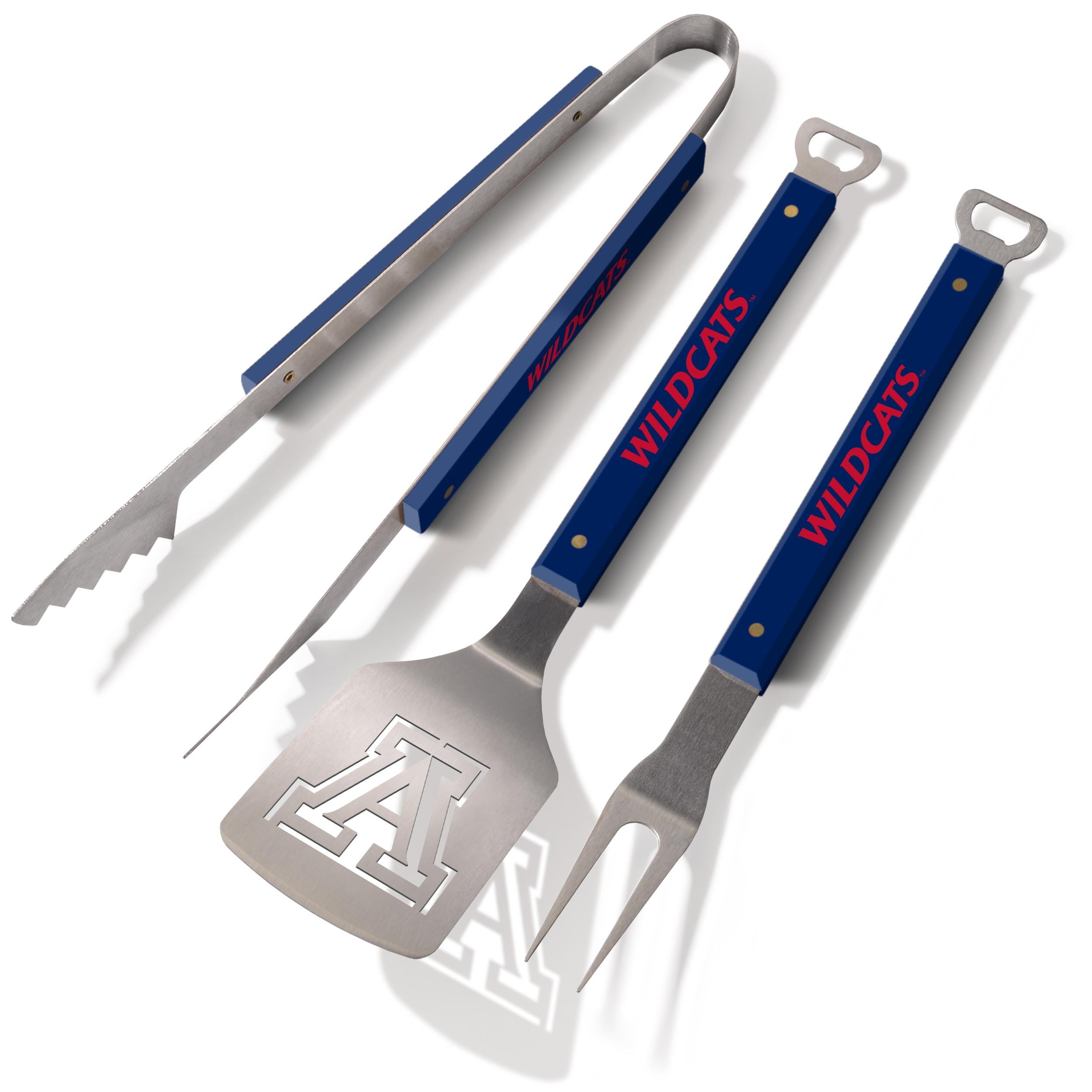YouTheFan NCAA Arizona Wildcats Spirit Series 3pc BBQ Set - Walmart.com