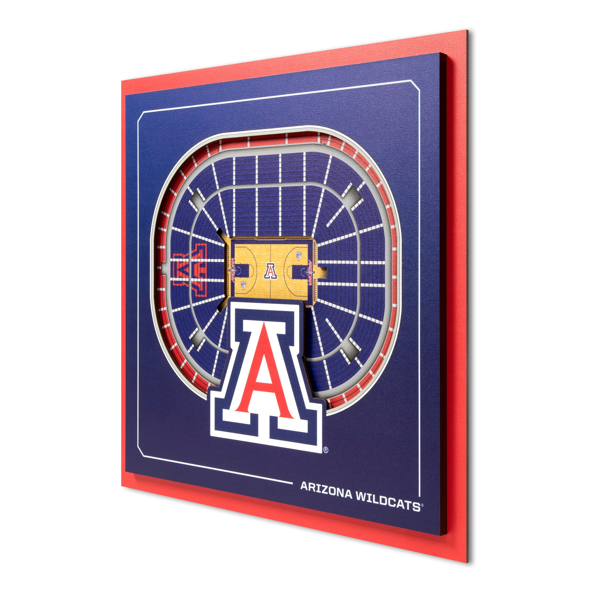 YouTheFan NCAA Arizona Wildcats Stadium Series 3D Wall Art - Walmart.com