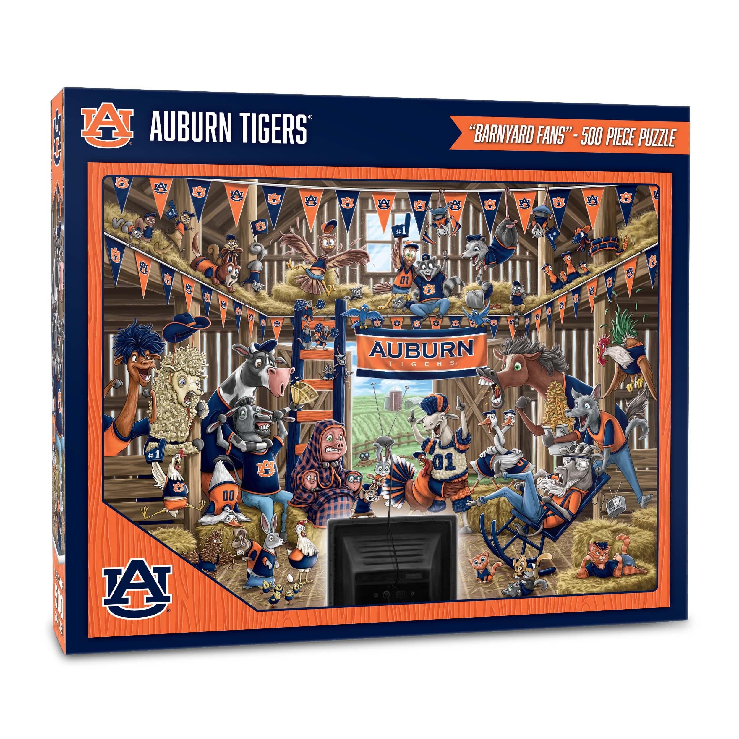 YouTheFan NCAA Auburn Tigers Barnyard Fans Puzzle - 500 Piece - Walmart.com