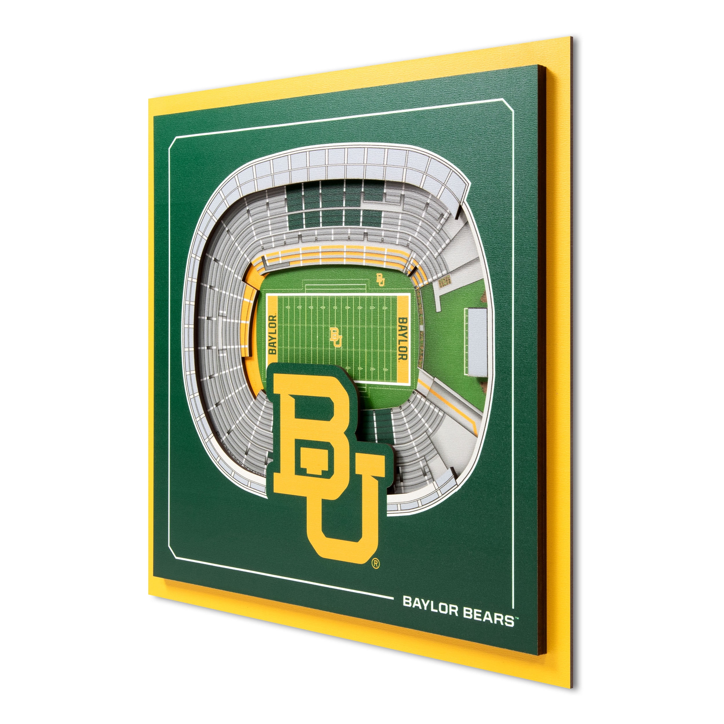 YouTheFan NCAA Baylor Bears Stadium Series 3D Wall Art - Walmart.com