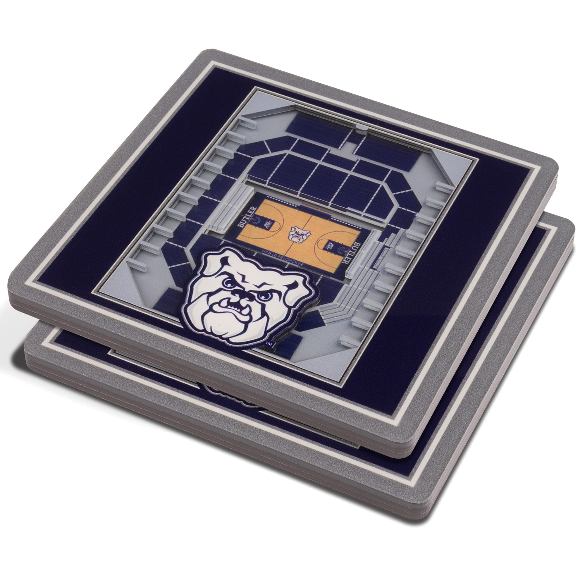 Blue Butler Bulldogs 3D StadiumViews Coasters - Walmart.com