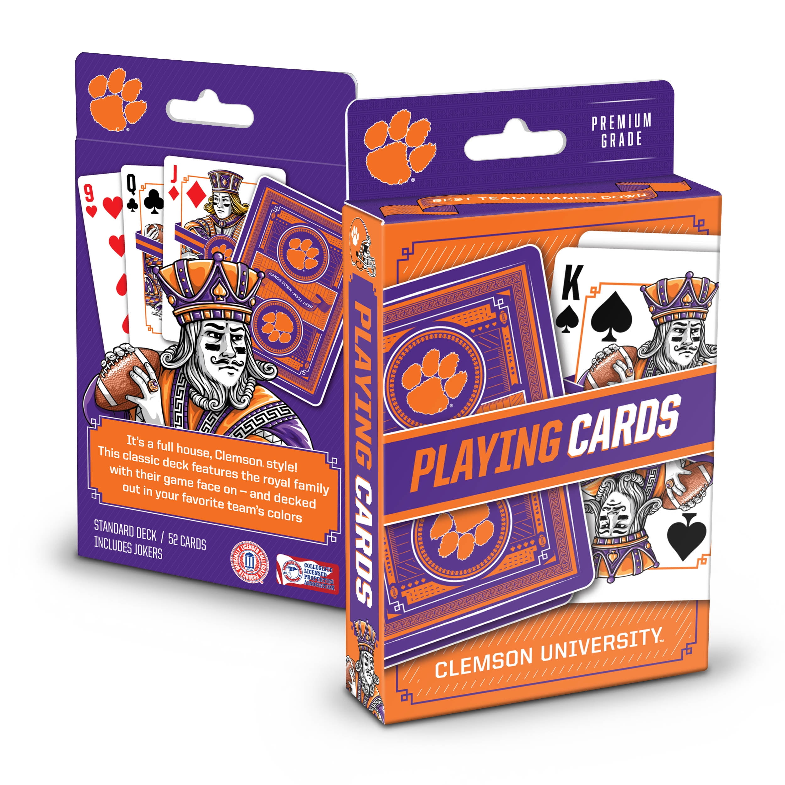 Clemson Tigers NCAA Classic Series Deck of Playing Cards with ...