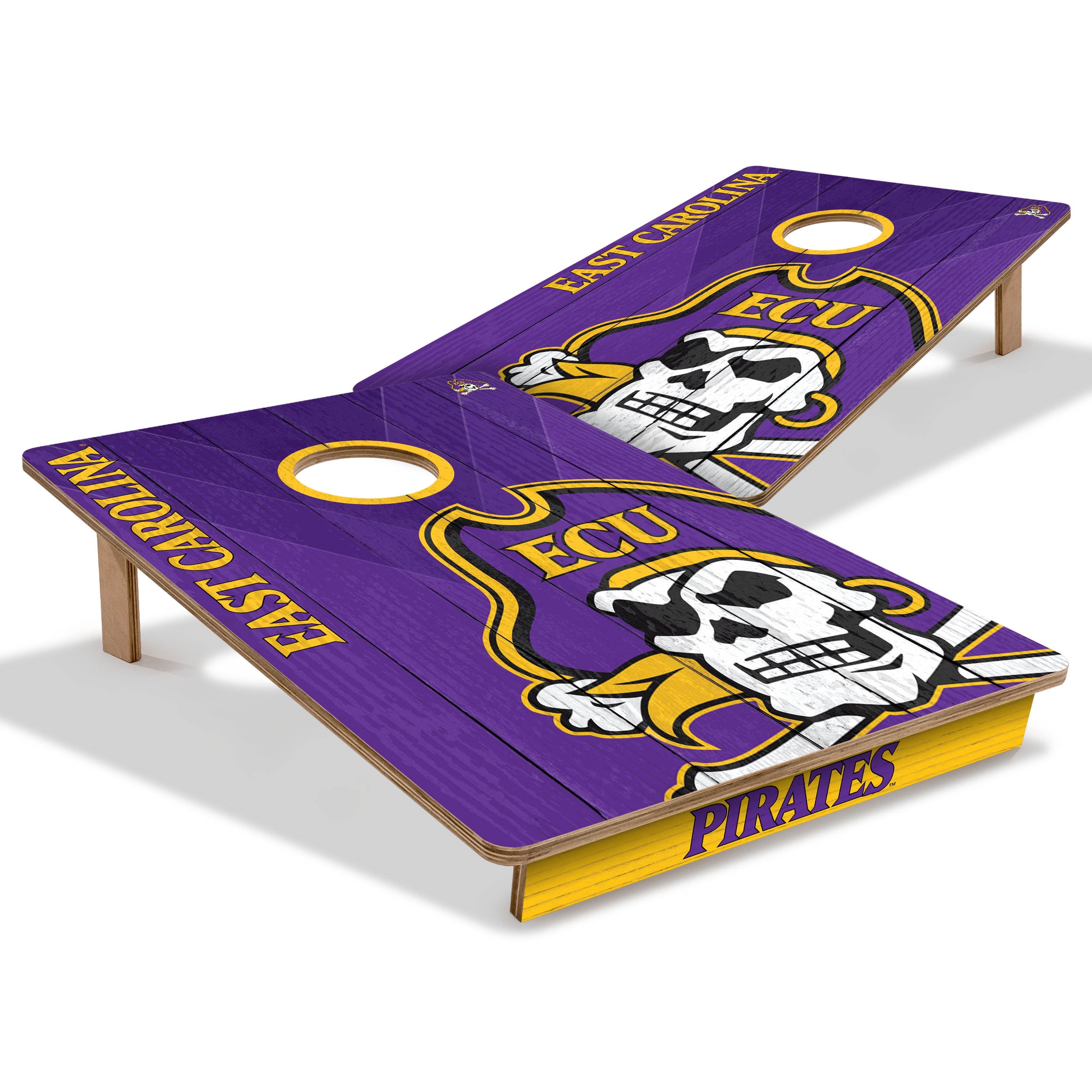 YouTheFan NCAA East Carolina Pirates 2' x 3' Cornhole Game No Bags ...