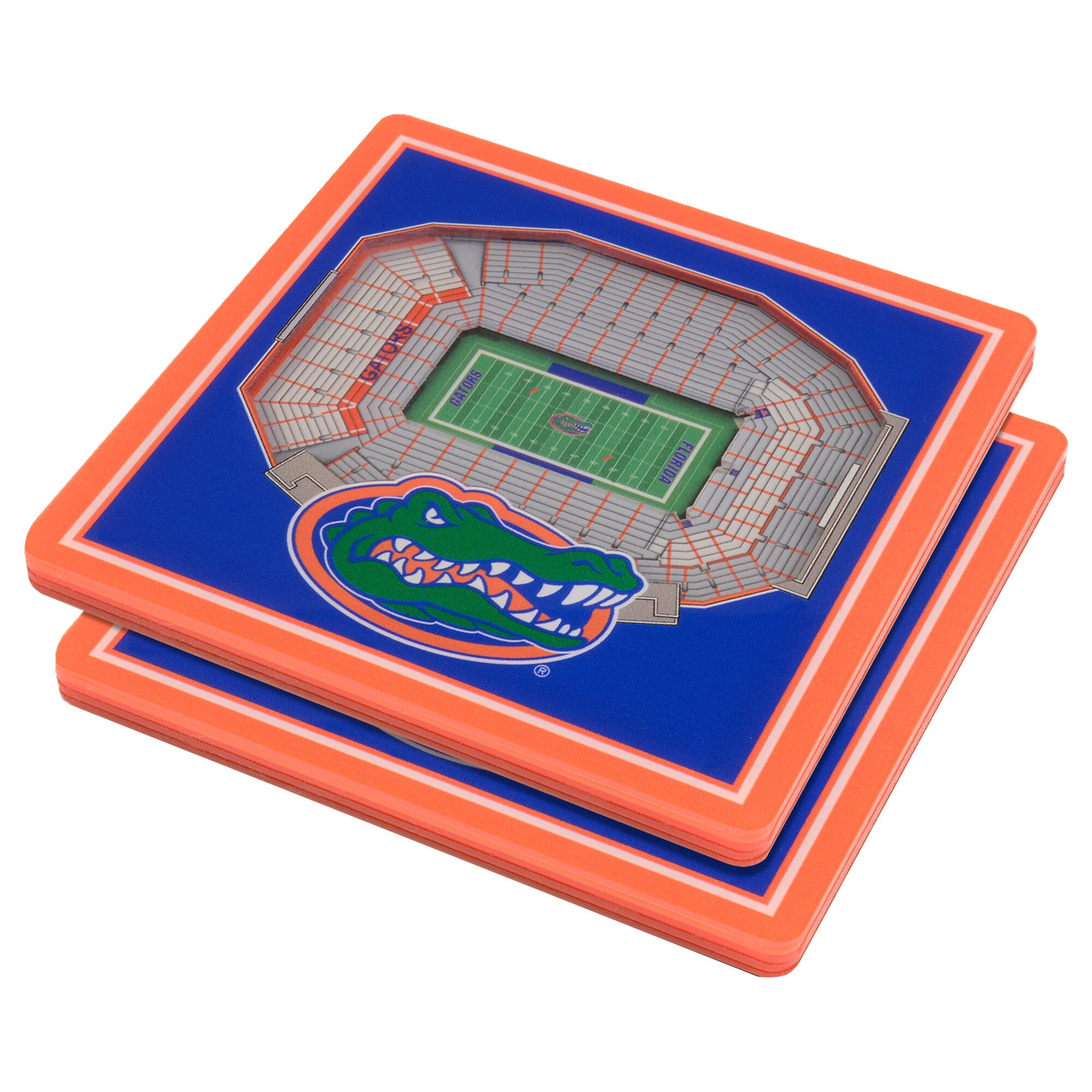 Royal Florida Gators 3D StadiumViews Coasters - Walmart.com