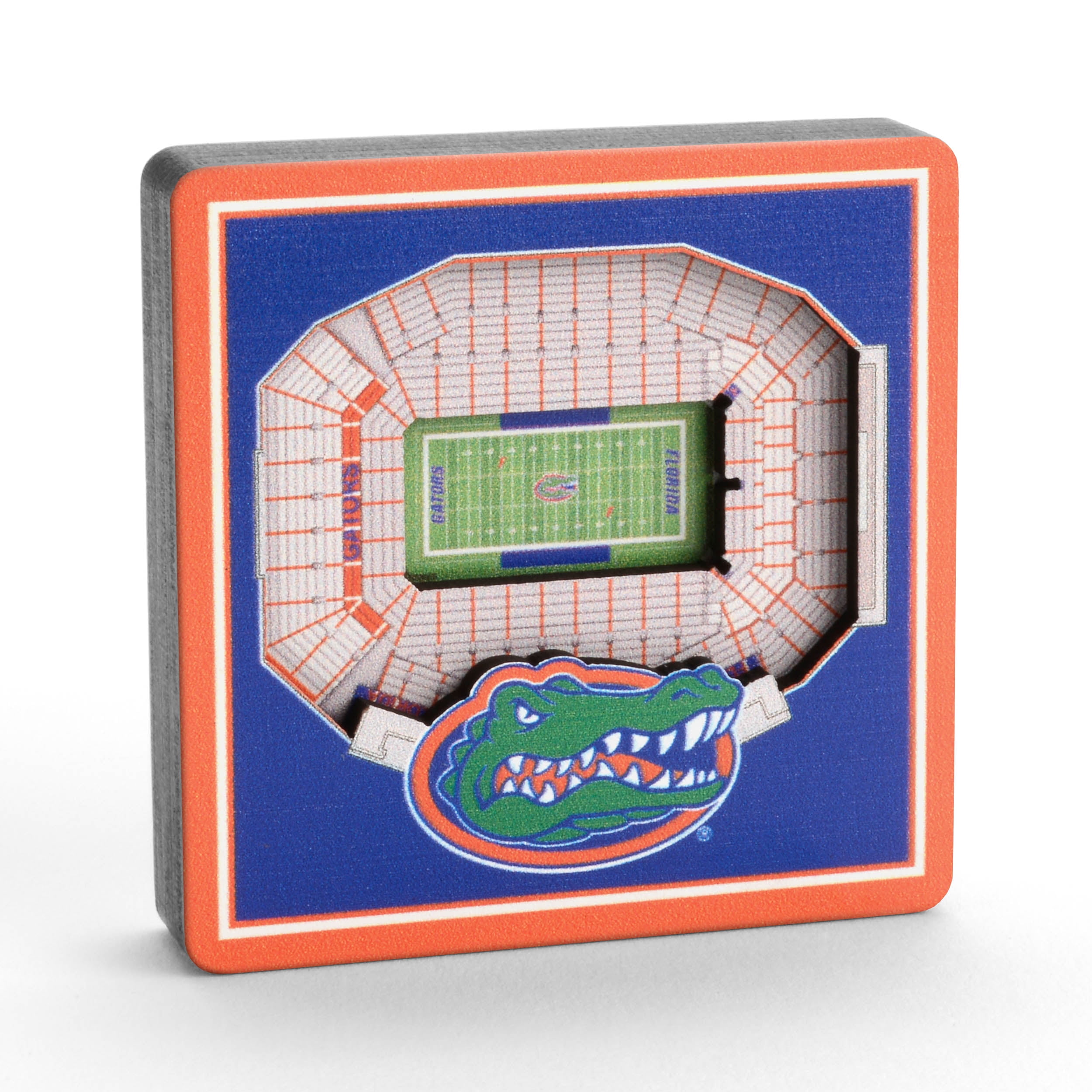 YouTheFan NCAA Florida Gators 3D StadiumView Magnet Replica for Fridge ...