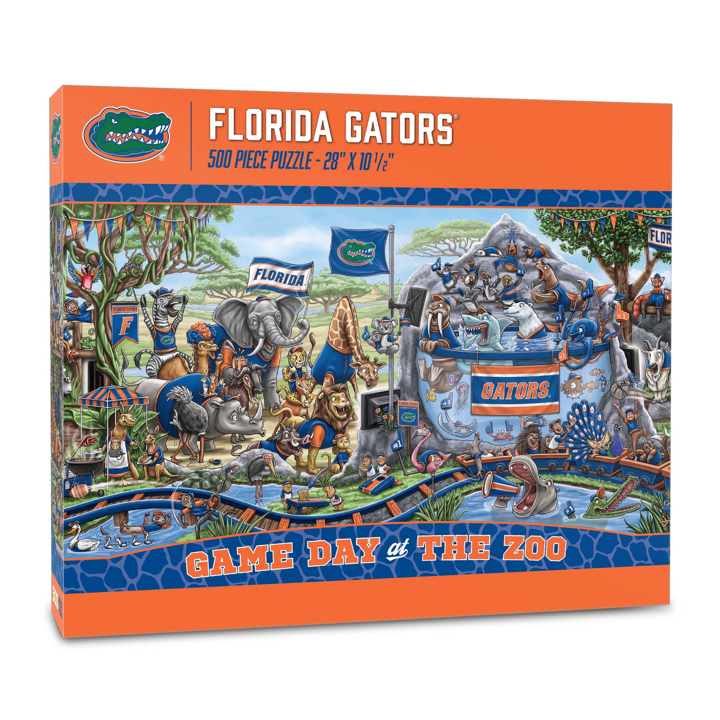 YouTheFan NCAA Florida Gators Game Day at the Zoo - 500 pc Puzzle ...