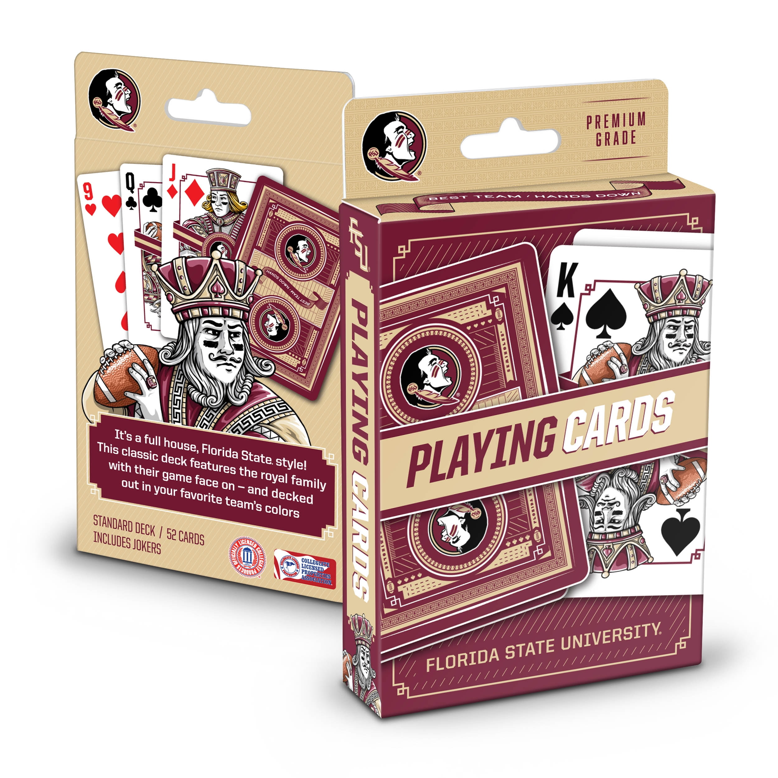 Florida State Seminoles Classic Series Royal Illustrated Playing Cards ...