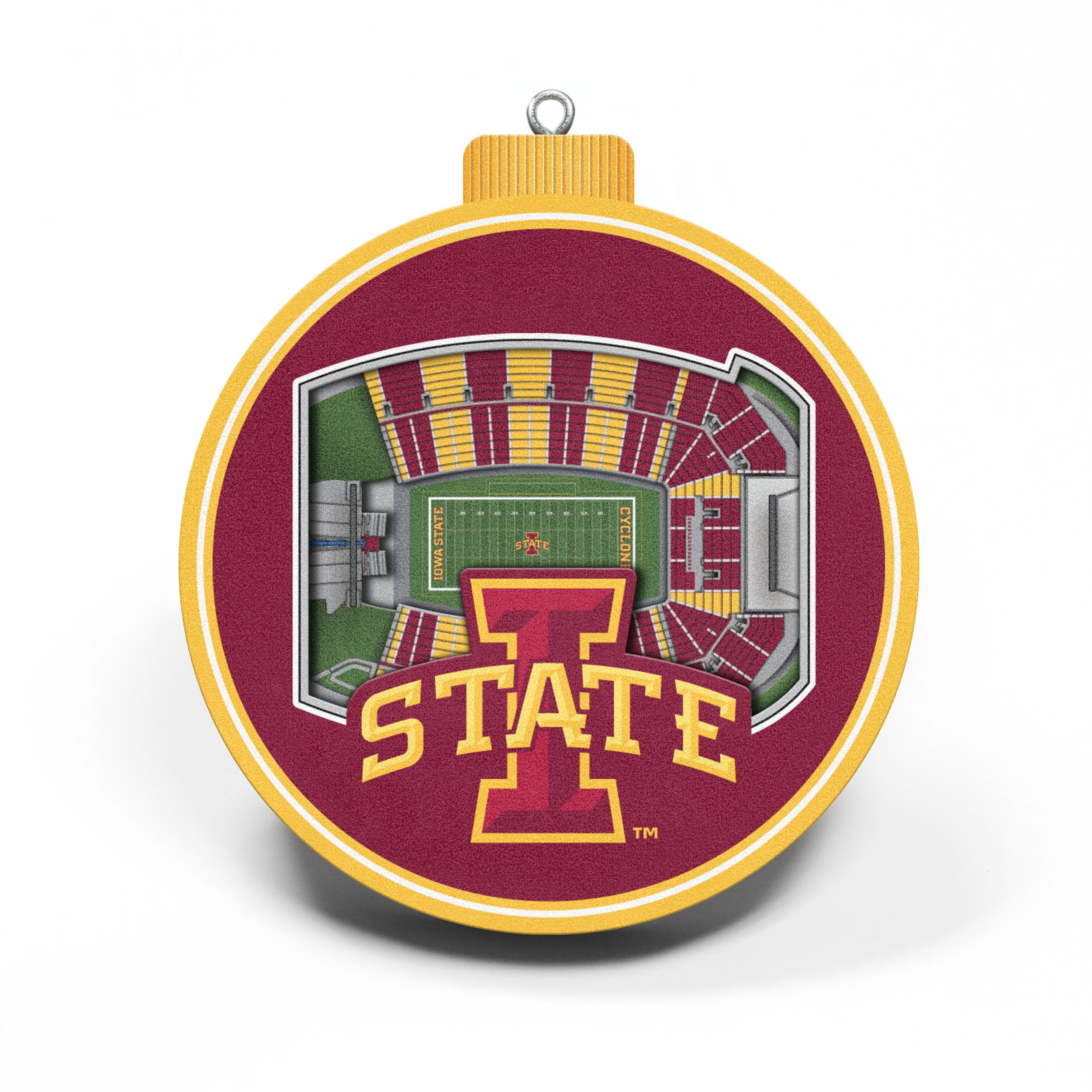 YouTheFan NCAA Iowa State Cyclones StadiumView Ornament - Walmart.com