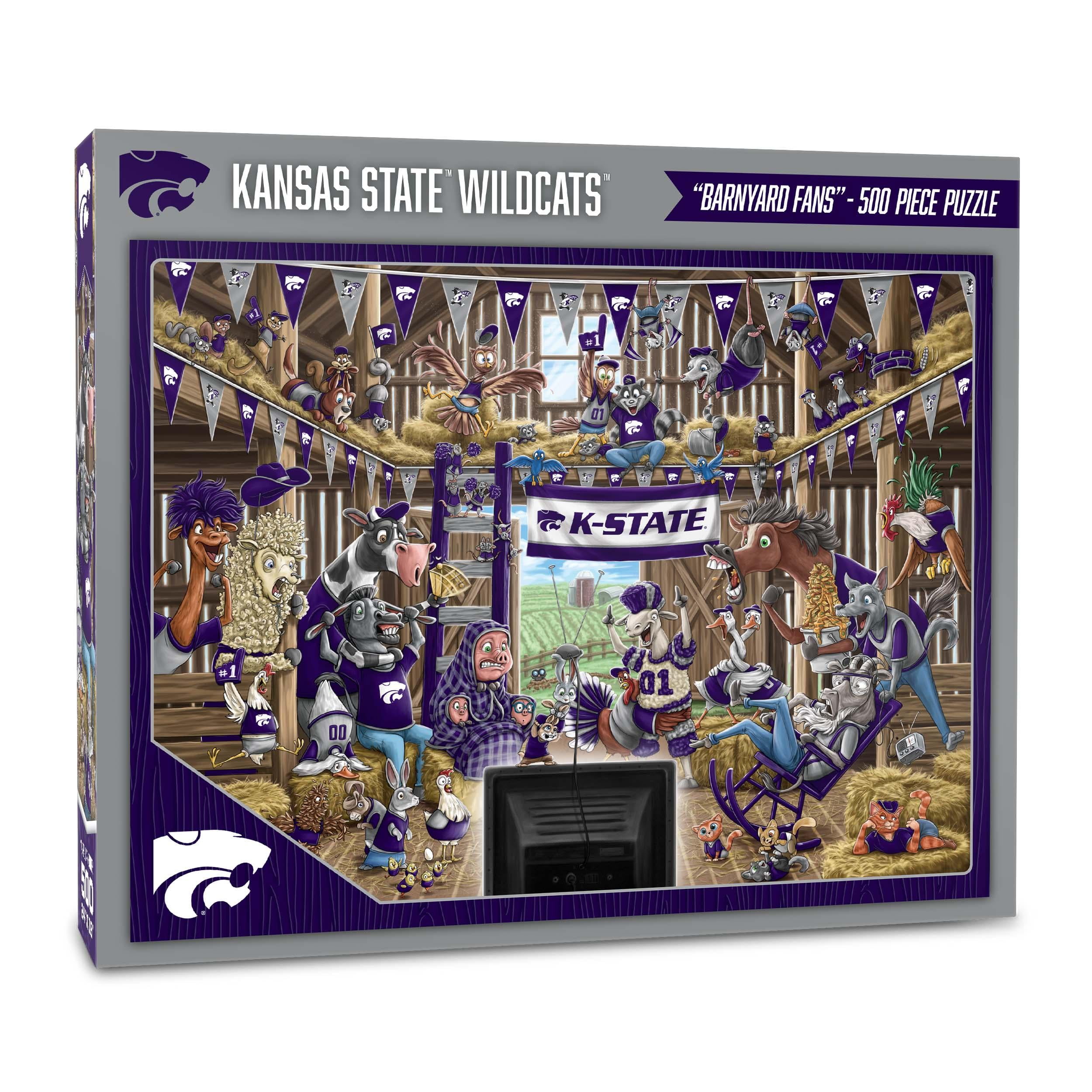 YouTheFan NCAA Kansas State Wildcats Barnyard Fans Puzzle - 500 Piece ...