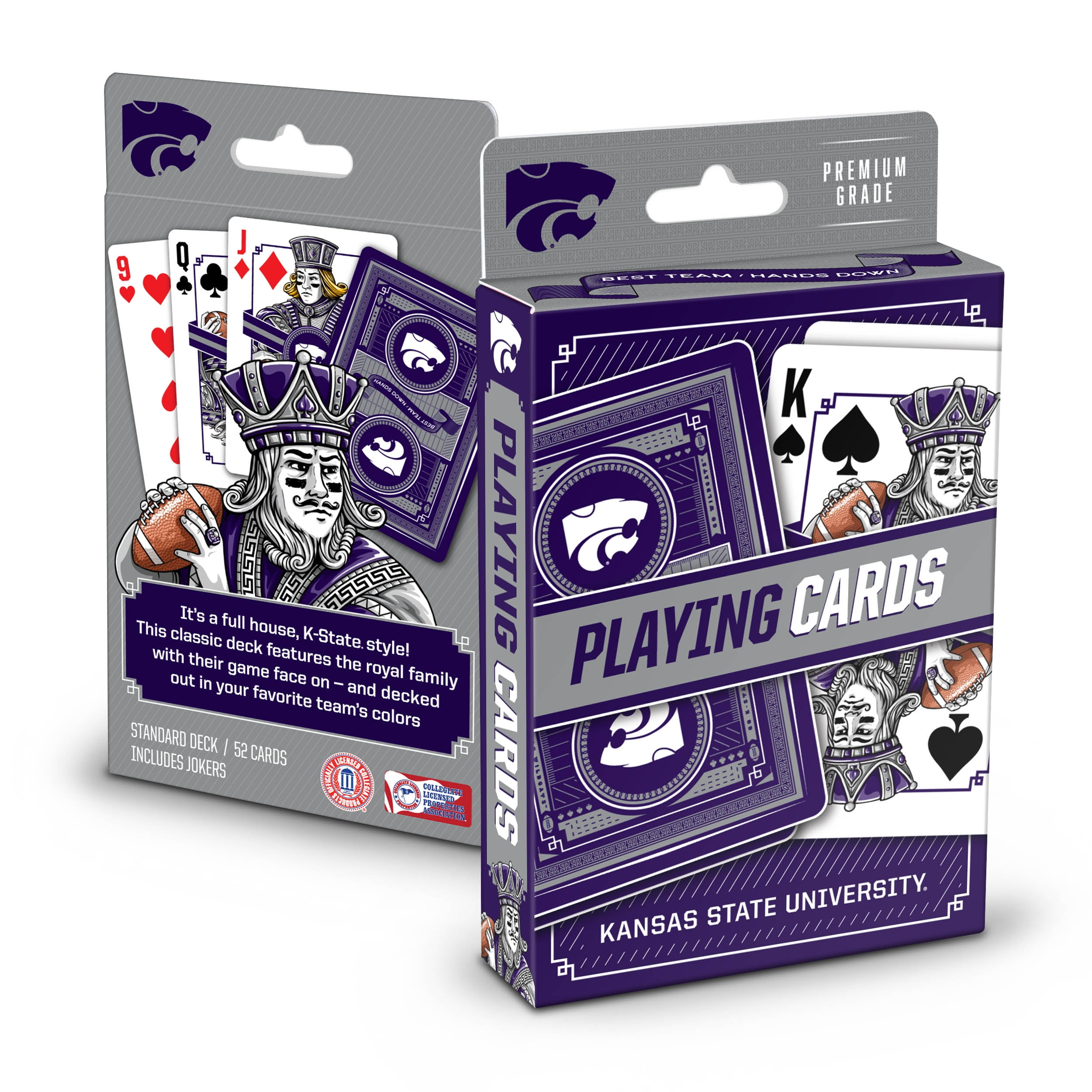 YouTheFan NCAA Kansas State Wildcats Classic Series Playing Cards ...