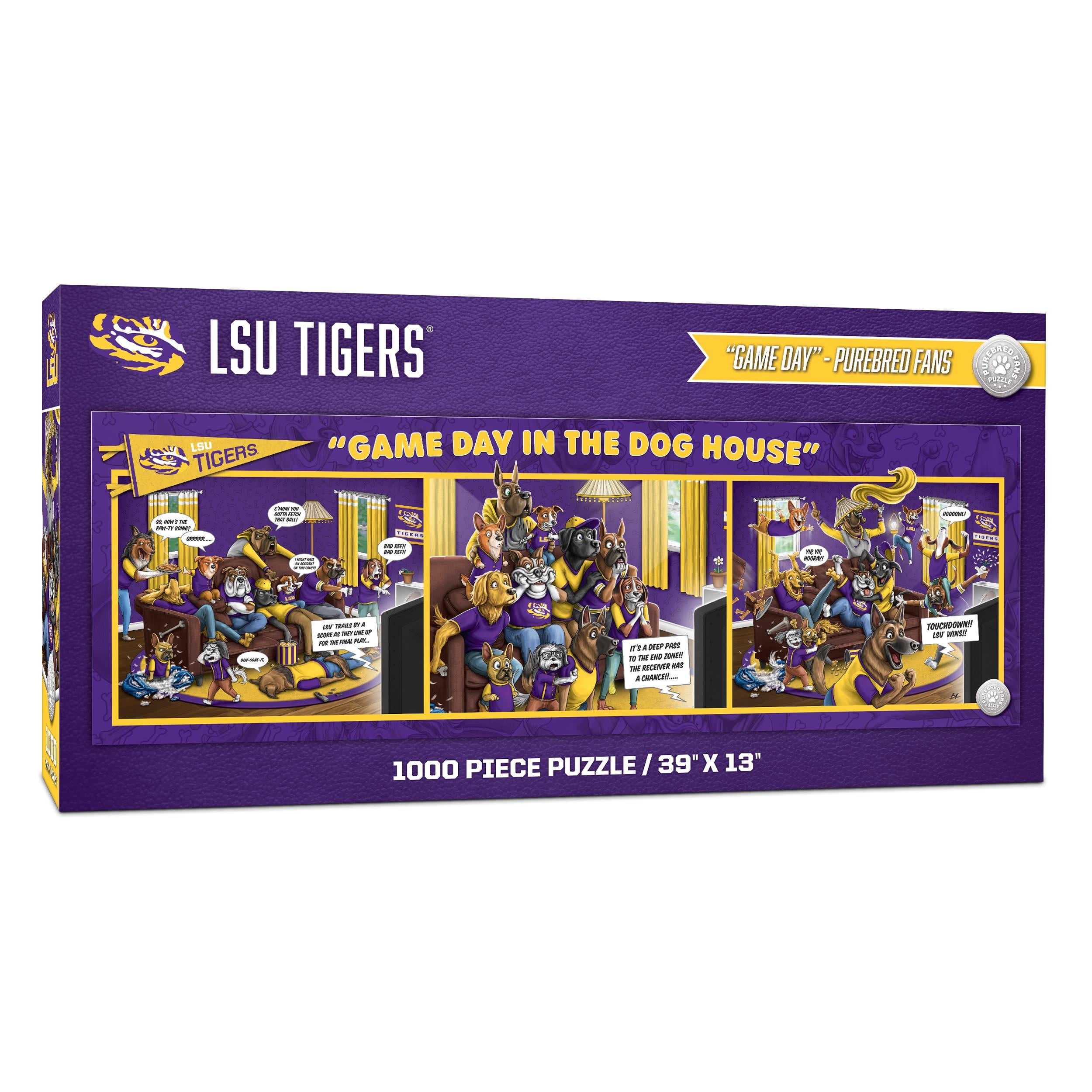 YouTheFan LSU Tigers Gameday in the Dog House 1000PC Puzzle - Walmart.com