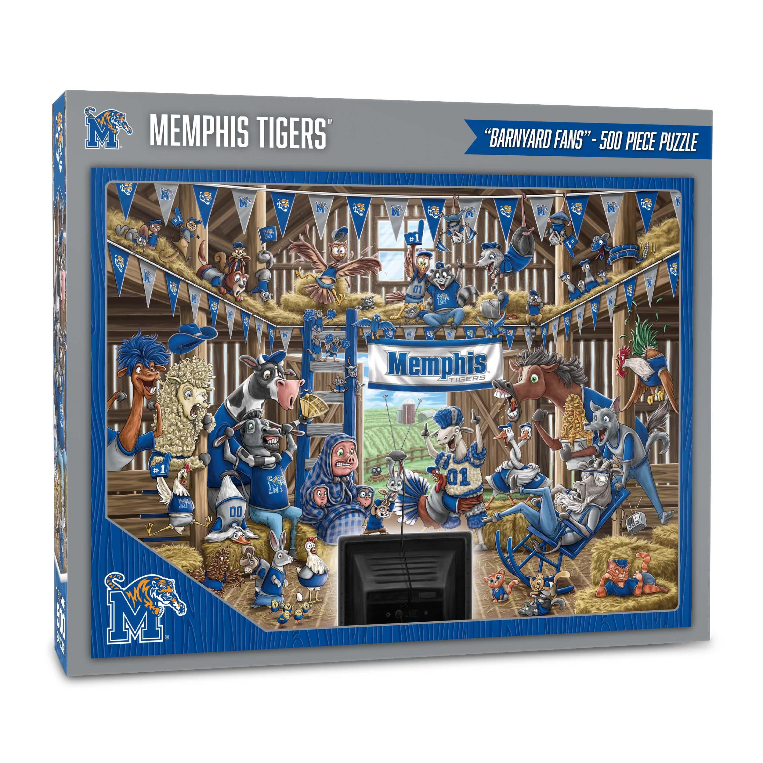 YouTheFan NCAA Memphis Tigers Barnyard Fans Puzzle - 500 Piece ...