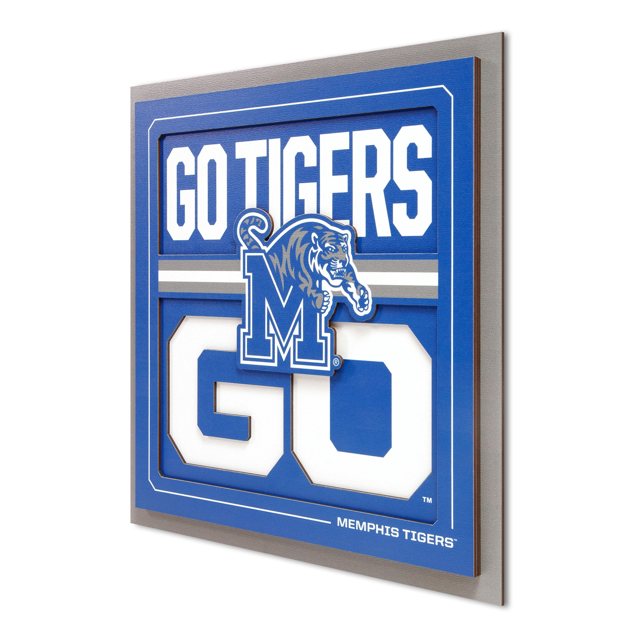 YouTheFan NCAA Memphis Tigers Slogan Series 3D Wall Art - Walmart.com
