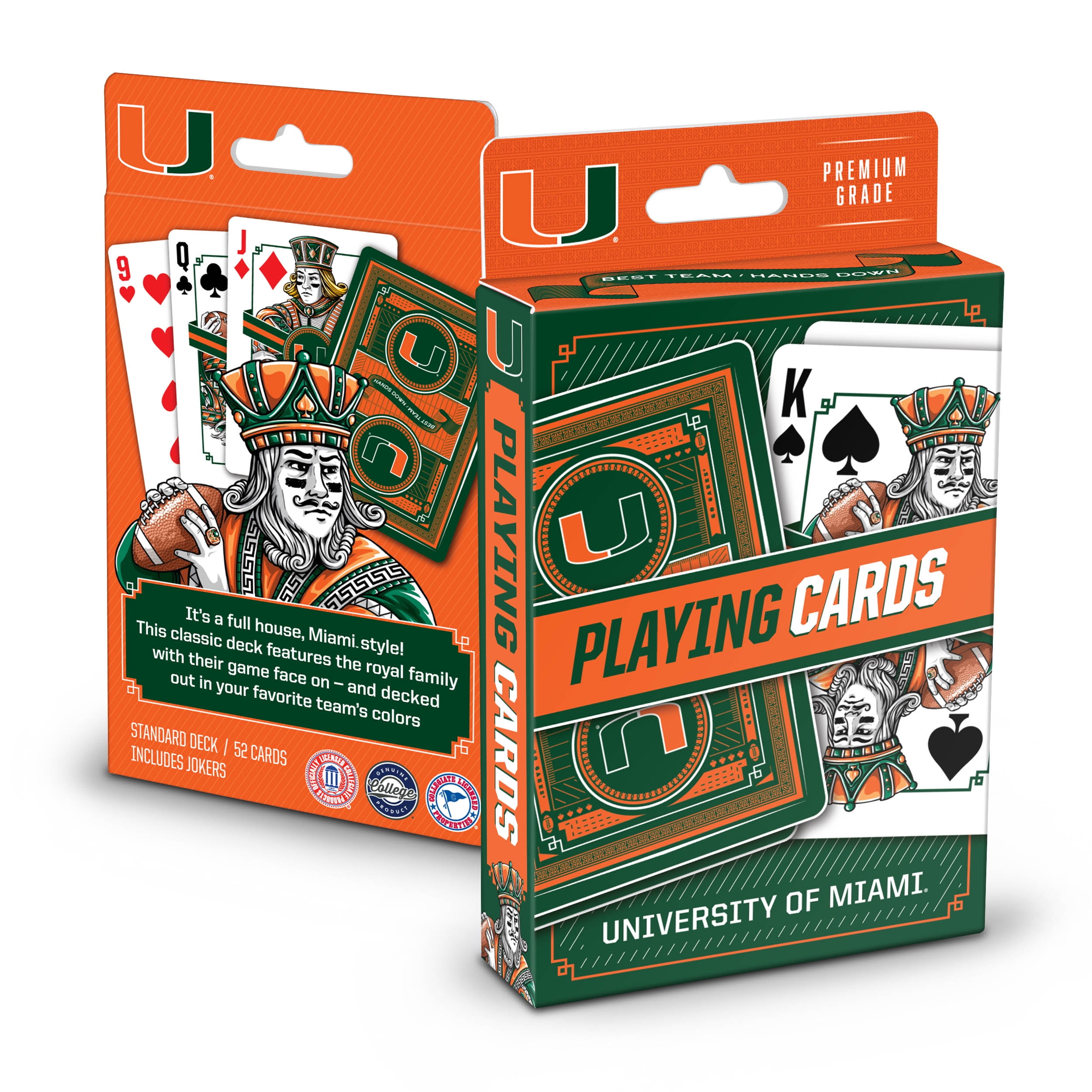 YouTheFan NCAA Miami Hurricanes Classic Series Playing Cards - Walmart.com