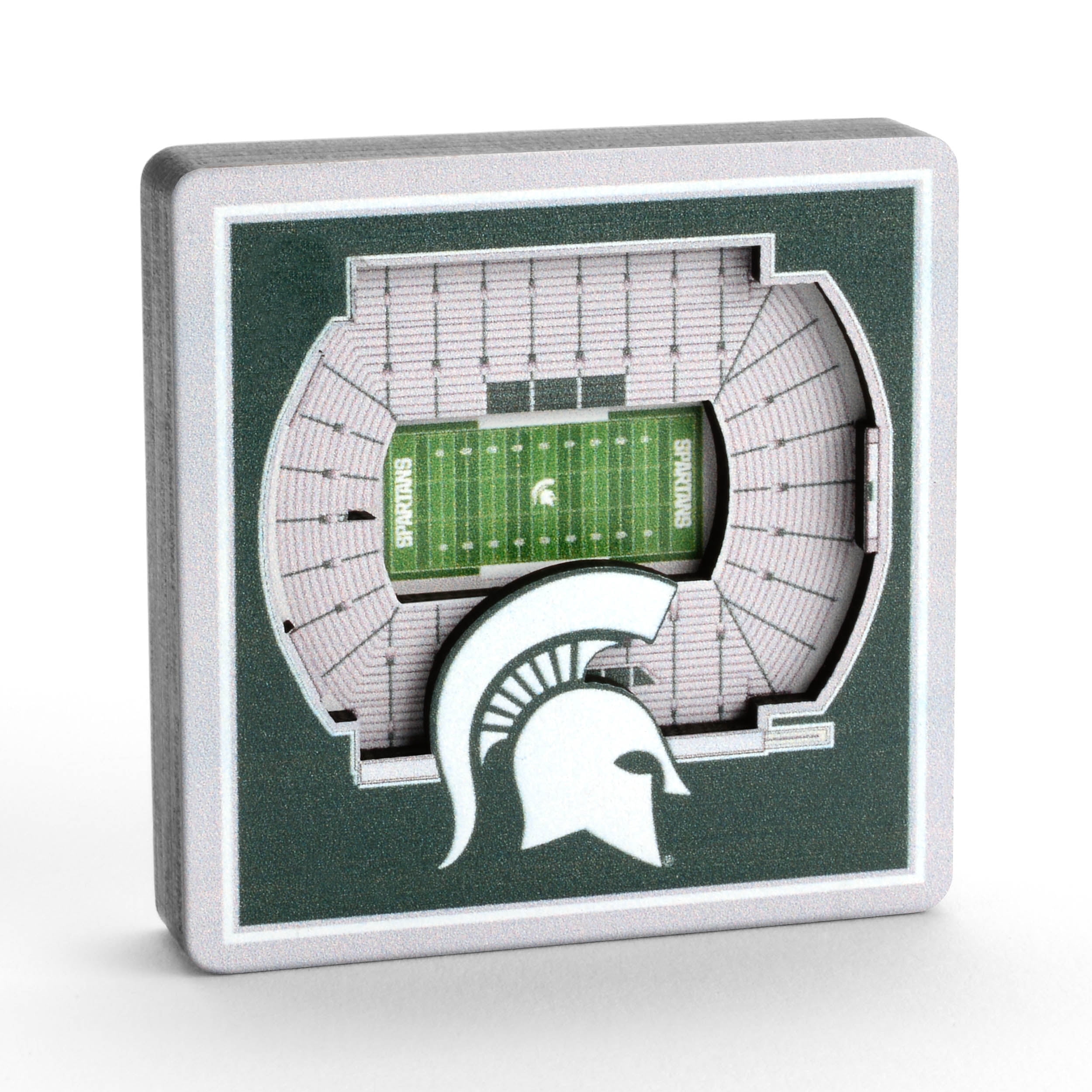 YouTheFan NCAA Michigan State Spartans 3D StadiumView Magnet - Walmart.com
