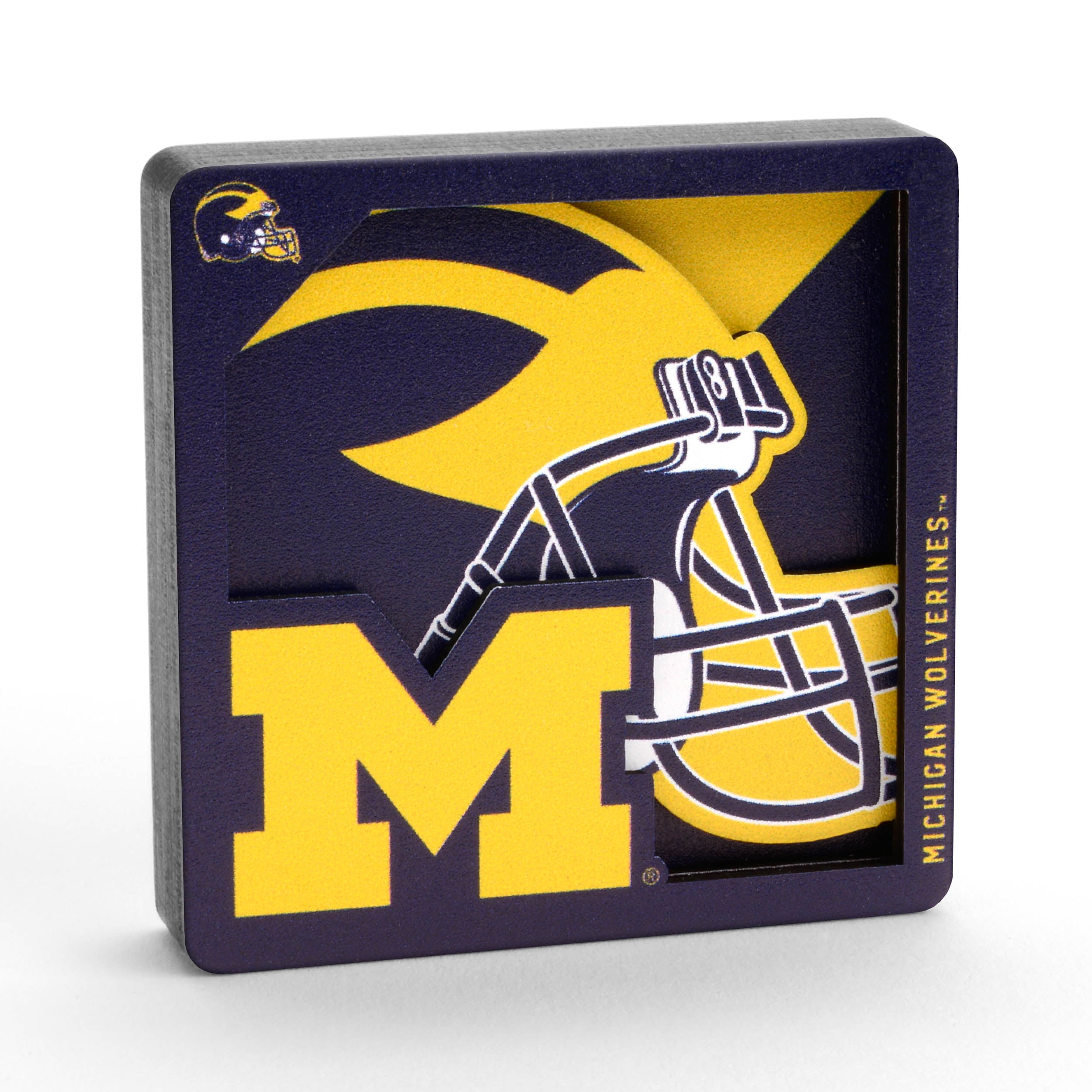YouTheFan NCAA Michigan Wolverines 3D Logo Series Magnet - Walmart.com