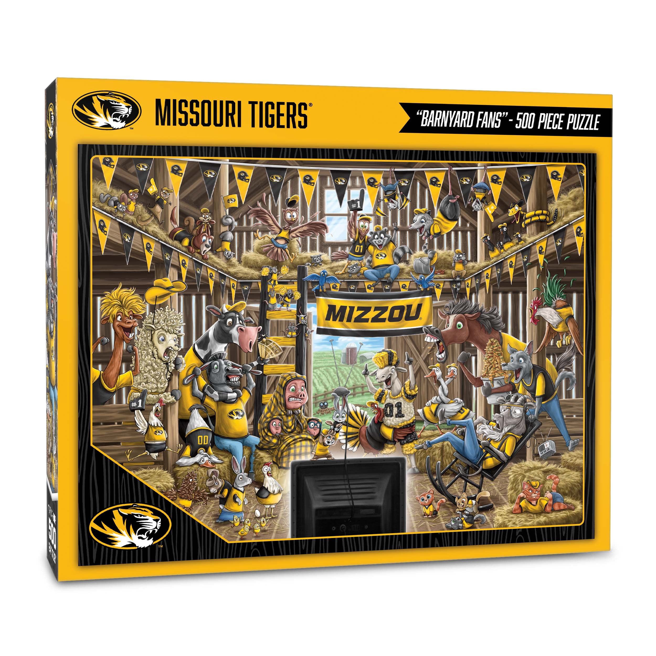 YouTheFan NCAA Missouri Tigers Celebrate Animals 500-Piece Puzzle ...