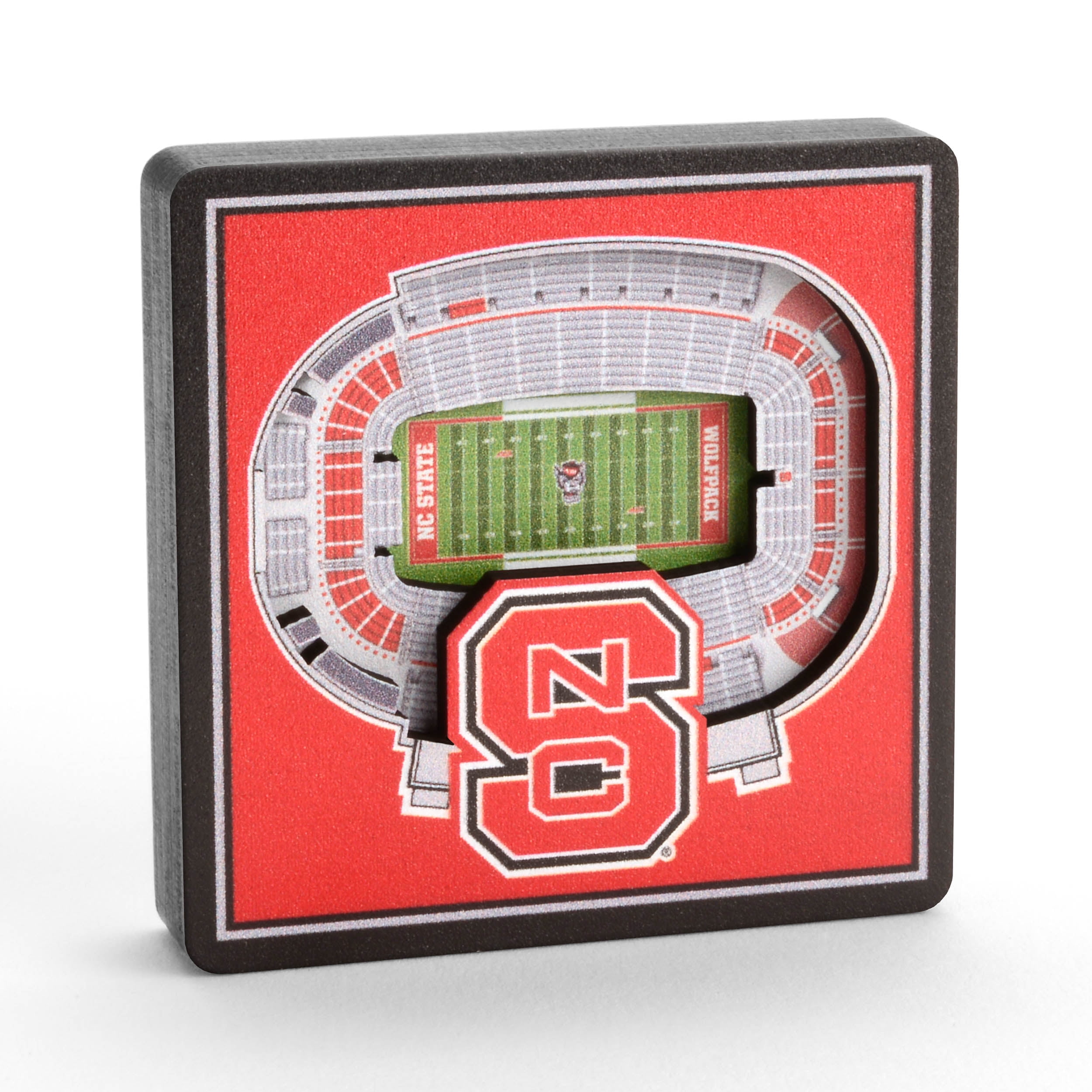 NC State Wolfpack 3D StadiumView Magnet - Mini Stadium Replica for ...