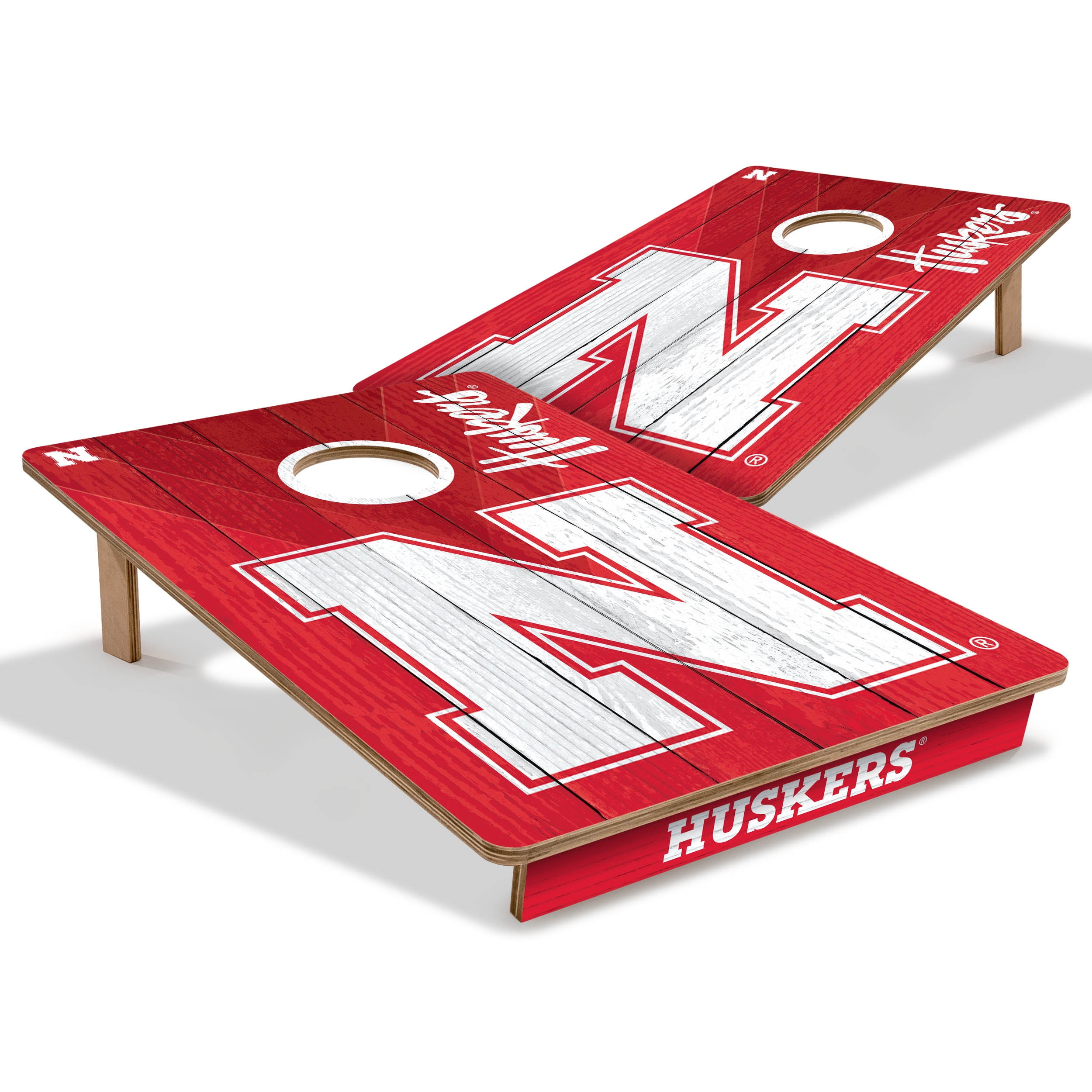 YouTheFan NCAA Nebraska Cornhuskers 2' x 3' Cornhole Game No Bags ...