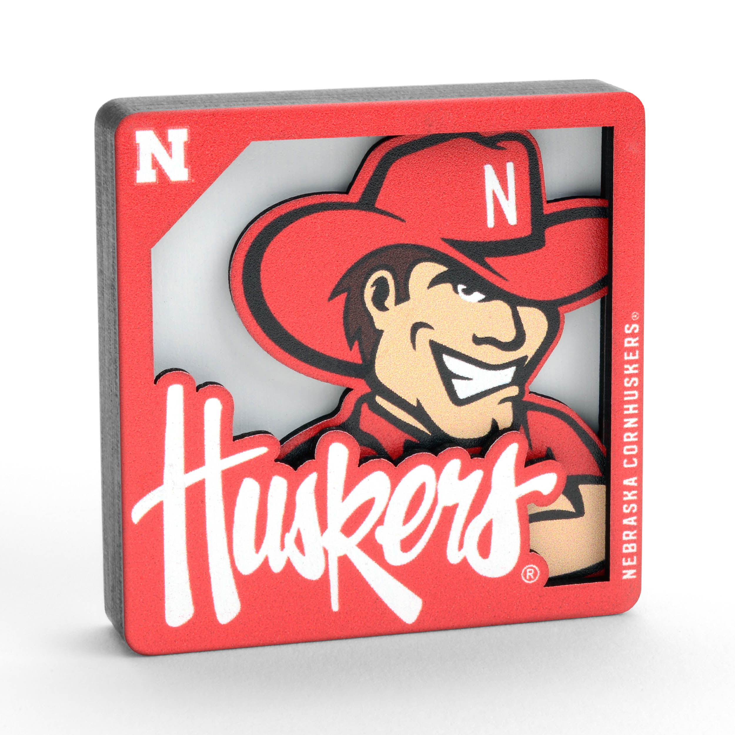 YouTheFan NCAA Nebraska Cornhuskers 3D Logo Series Magnet - Walmart.com