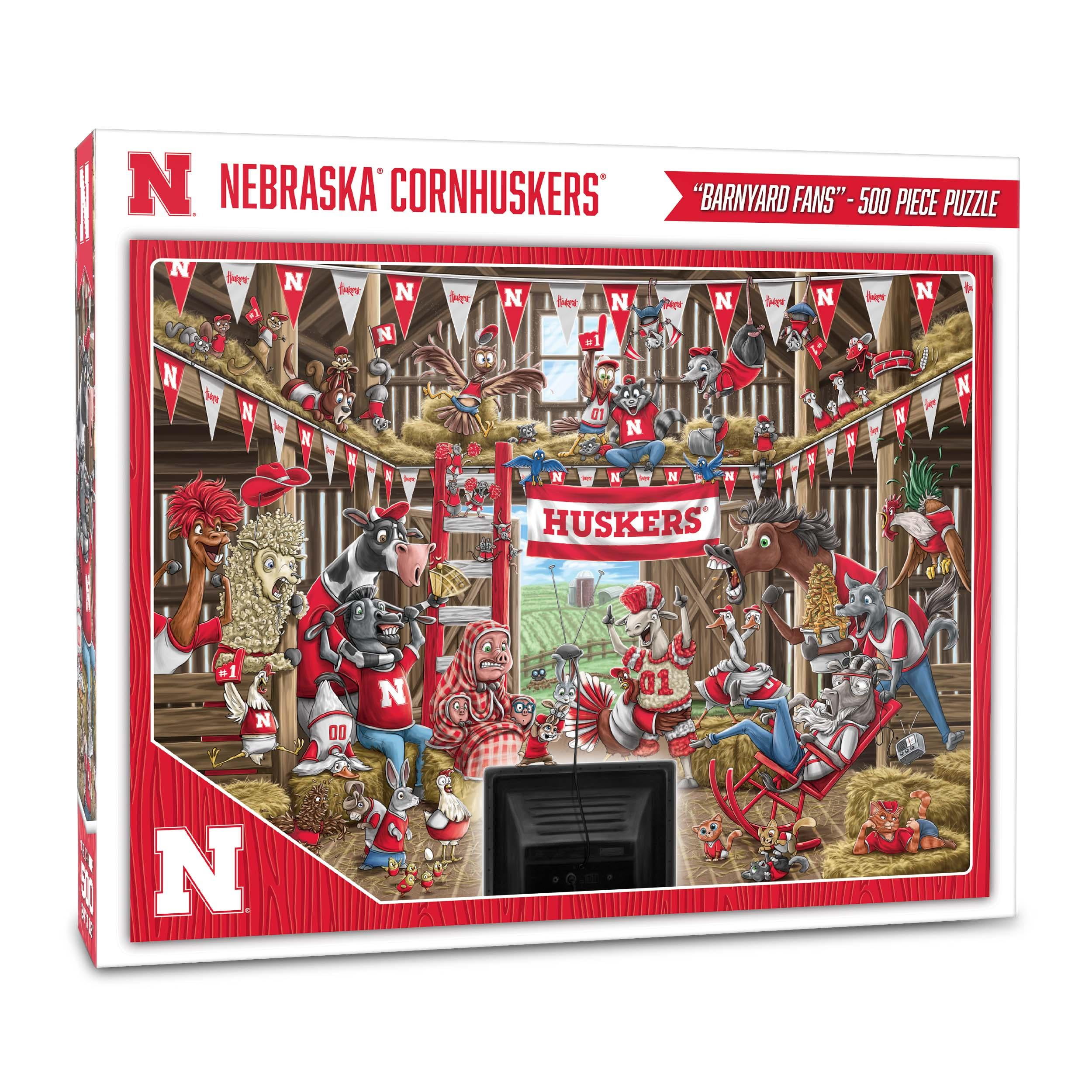 YouTheFan NCAA Nebraska Cornhuskers Barnyard Fans Puzzle - 500 Piece ...