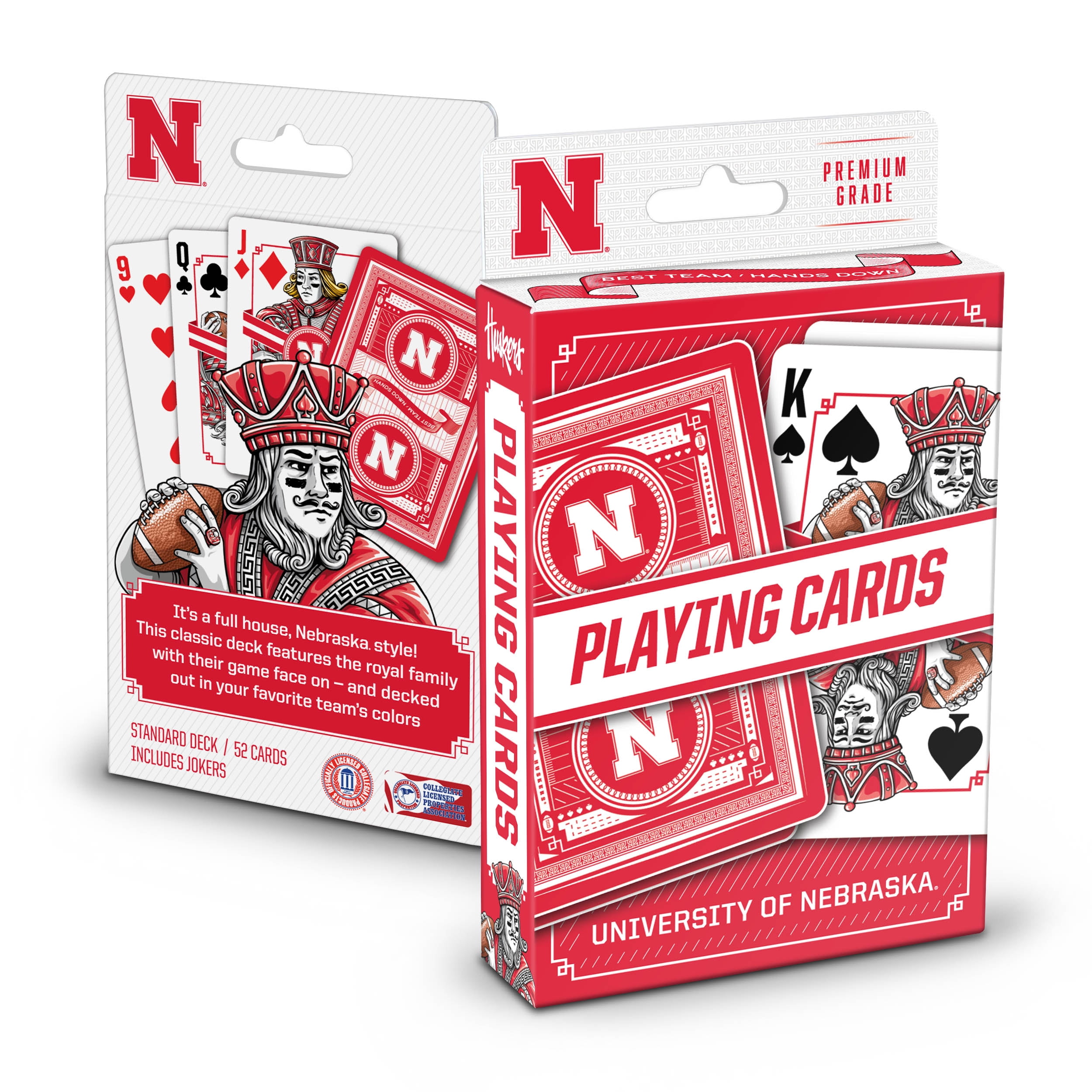Nebraska Cornhuskers Classic Series Custom Illustrated Premium Playing ...