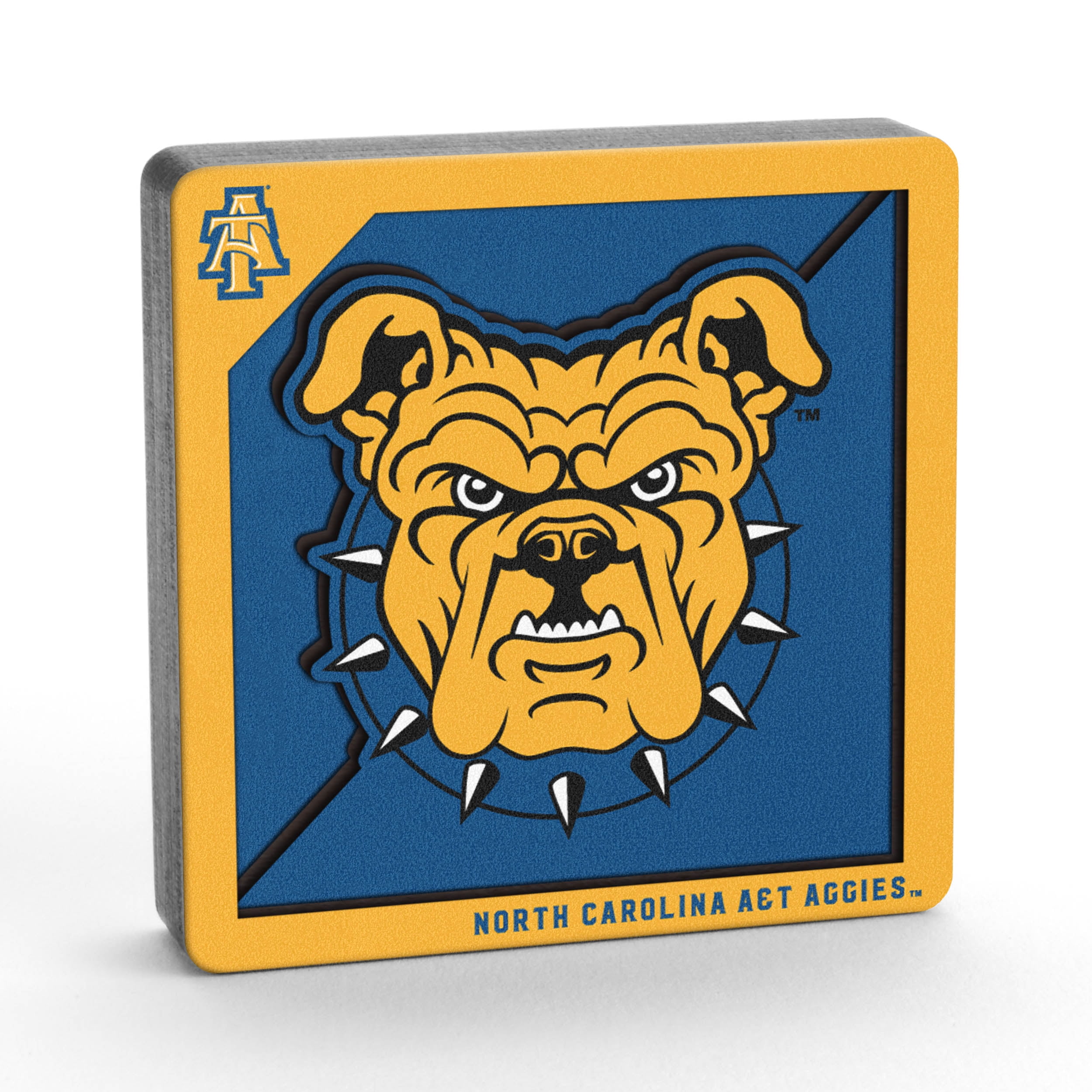 YouTheFan NCAA North Carolina A&T Aggies 3D Logo Series Magnet ...