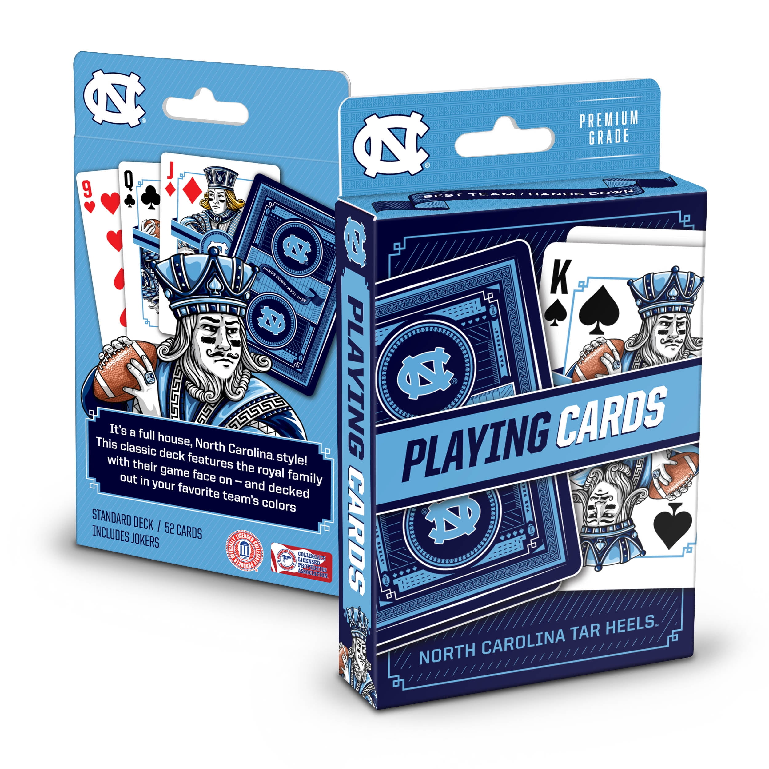 North Carolina Tar Heels Classic Series Game Deck with Royal ...