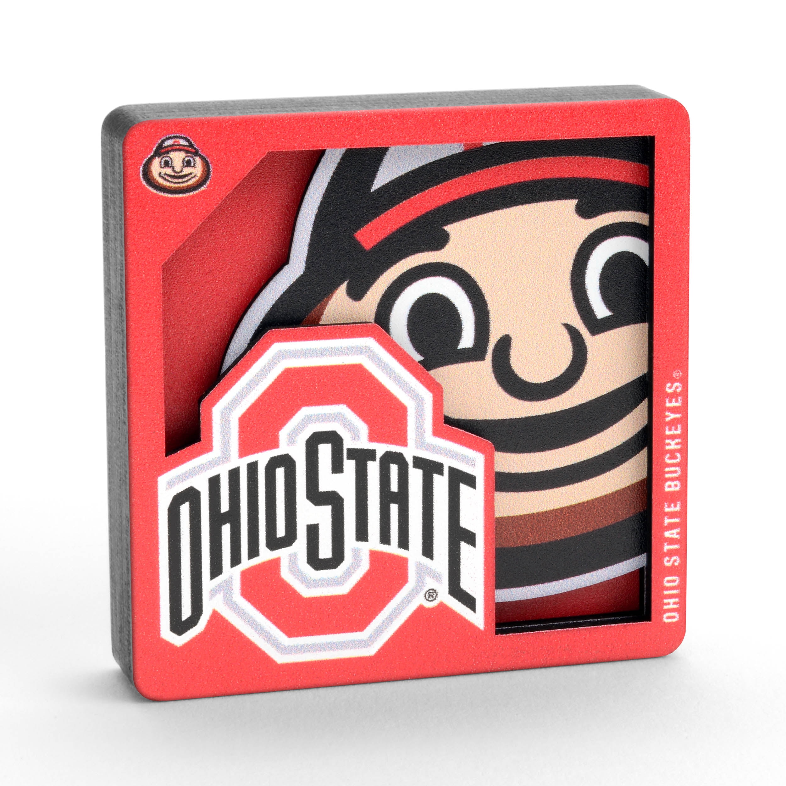 Ohio State Buckeyes 3D Logo Magnet - NCAA Team Merchandise - Walmart.com