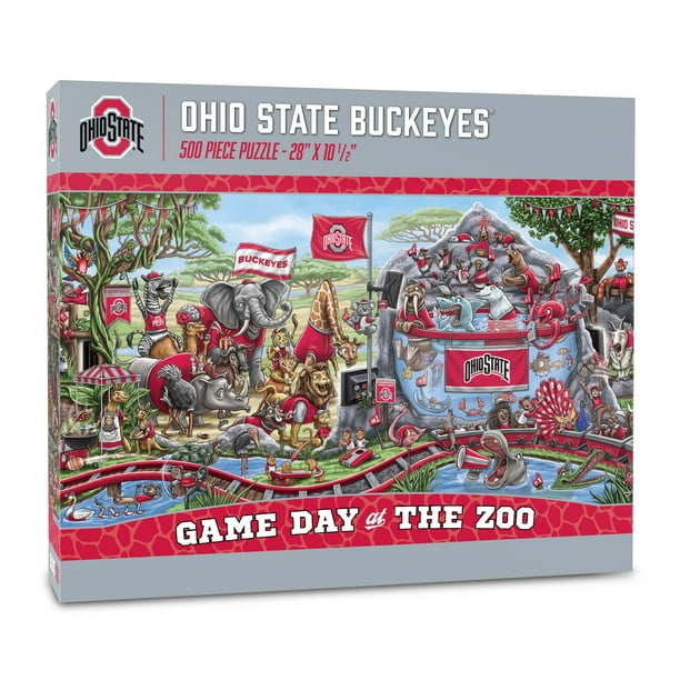 YouTheFan NCAA Ohio State Buckeyes Game Day at the Zoo 500pc Puzzle ...