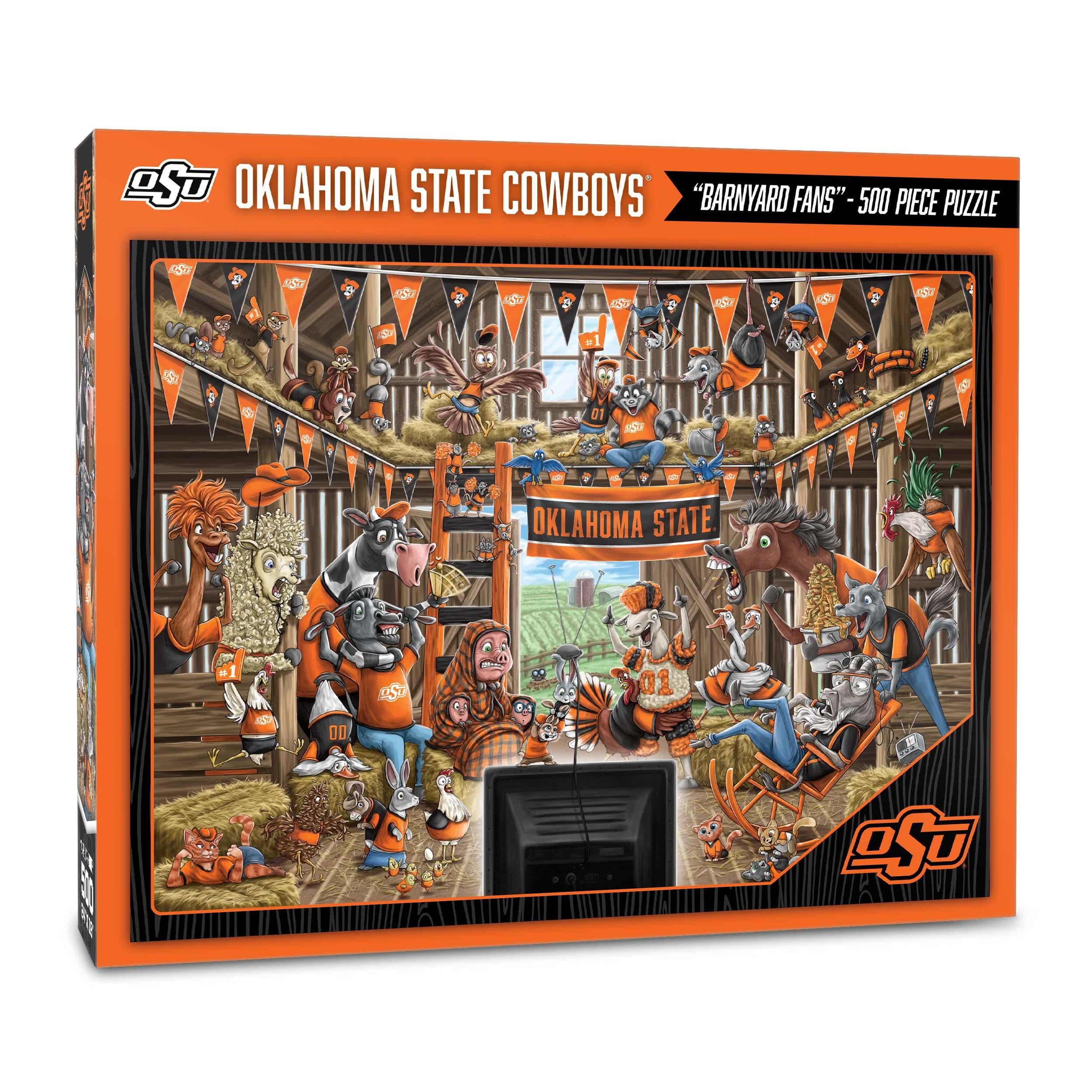 YouTheFan NCAA Oklahoma State Cowboys Barnyard Fans Puzzle - 500 Piece ...
