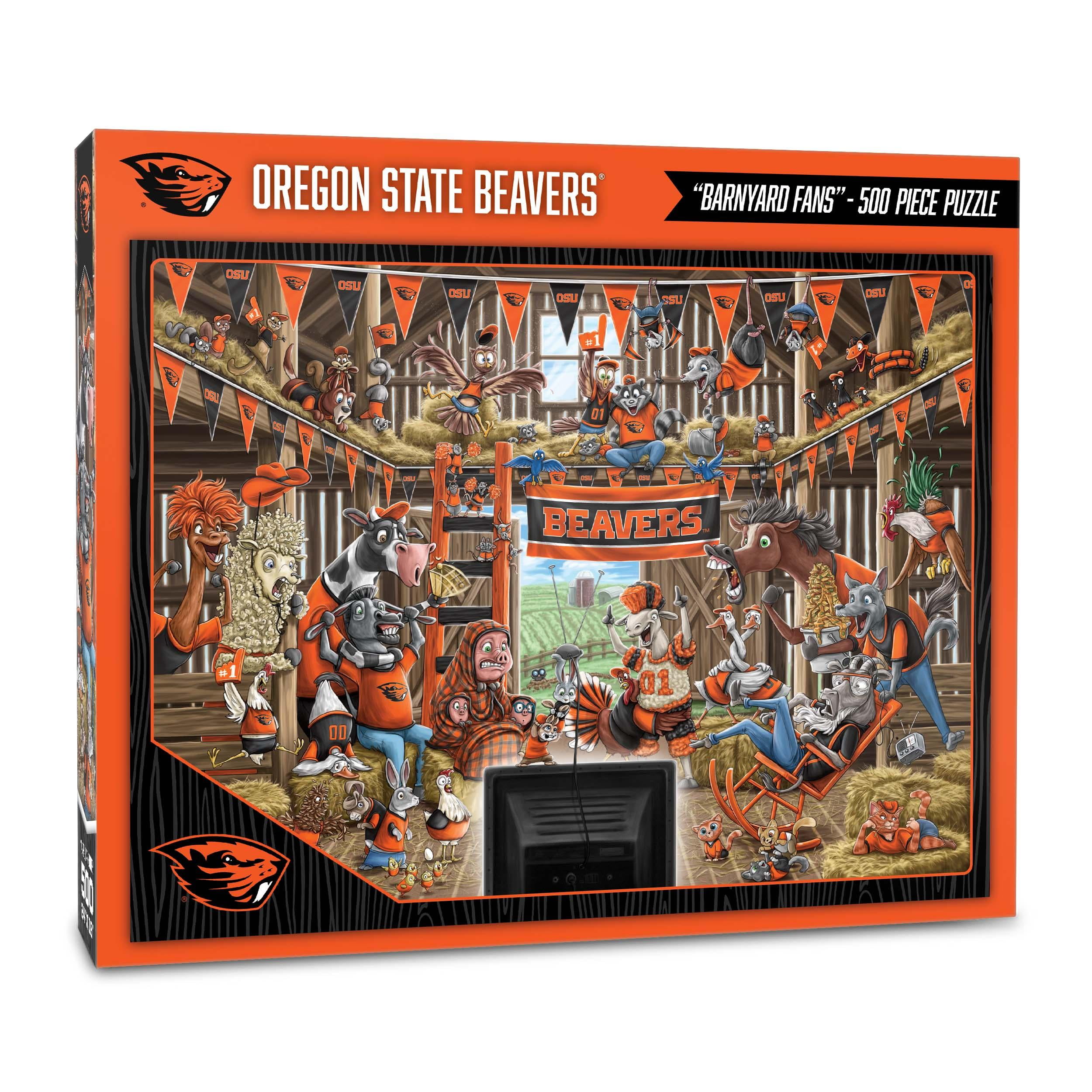 YouTheFan NCAA Oregon State Beavers Barnyard Fans Puzzle - 500 Piece ...