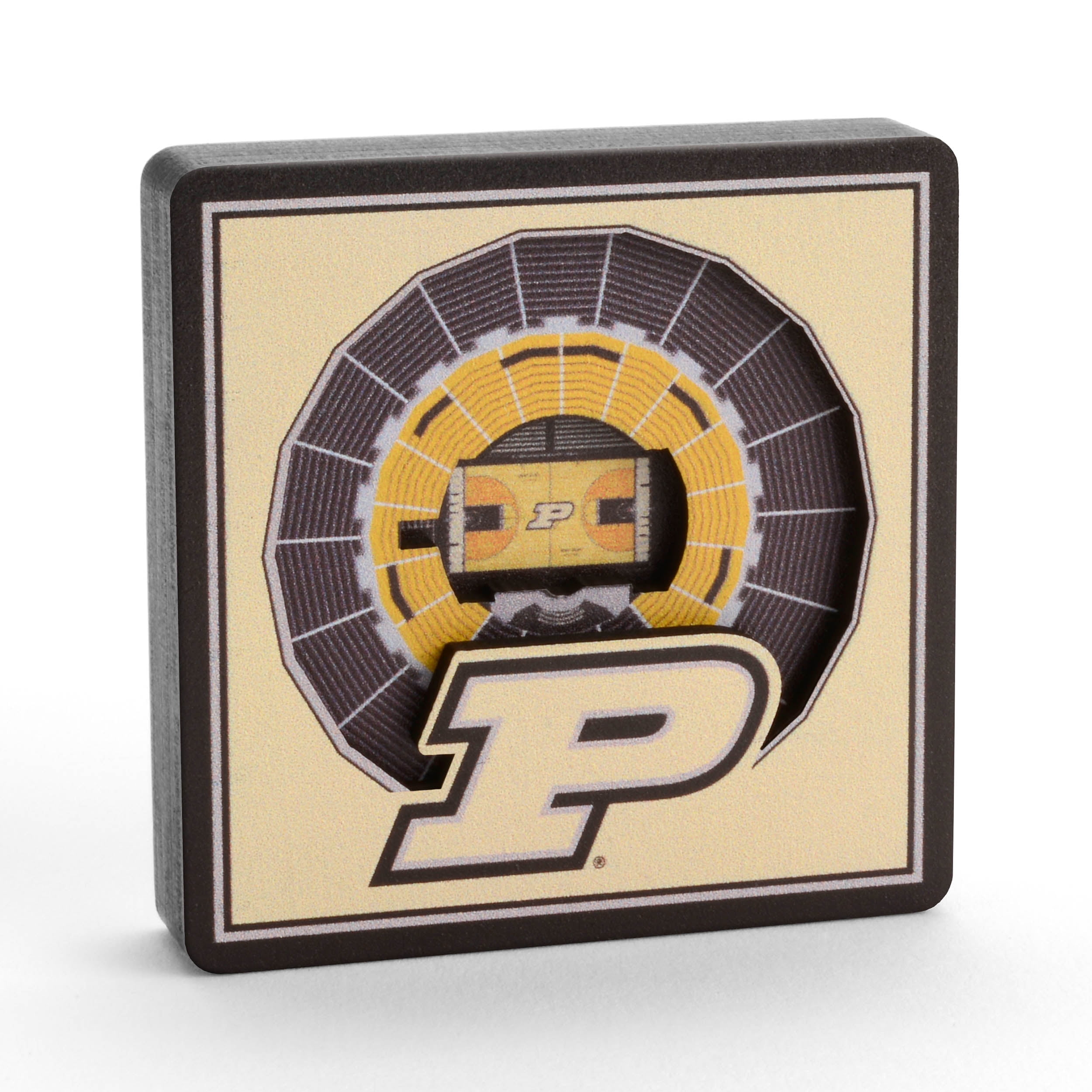 YouTheFan NCAA Purdue Boilermakers 3D StadiumView Magnet - Mackey Arena ...
