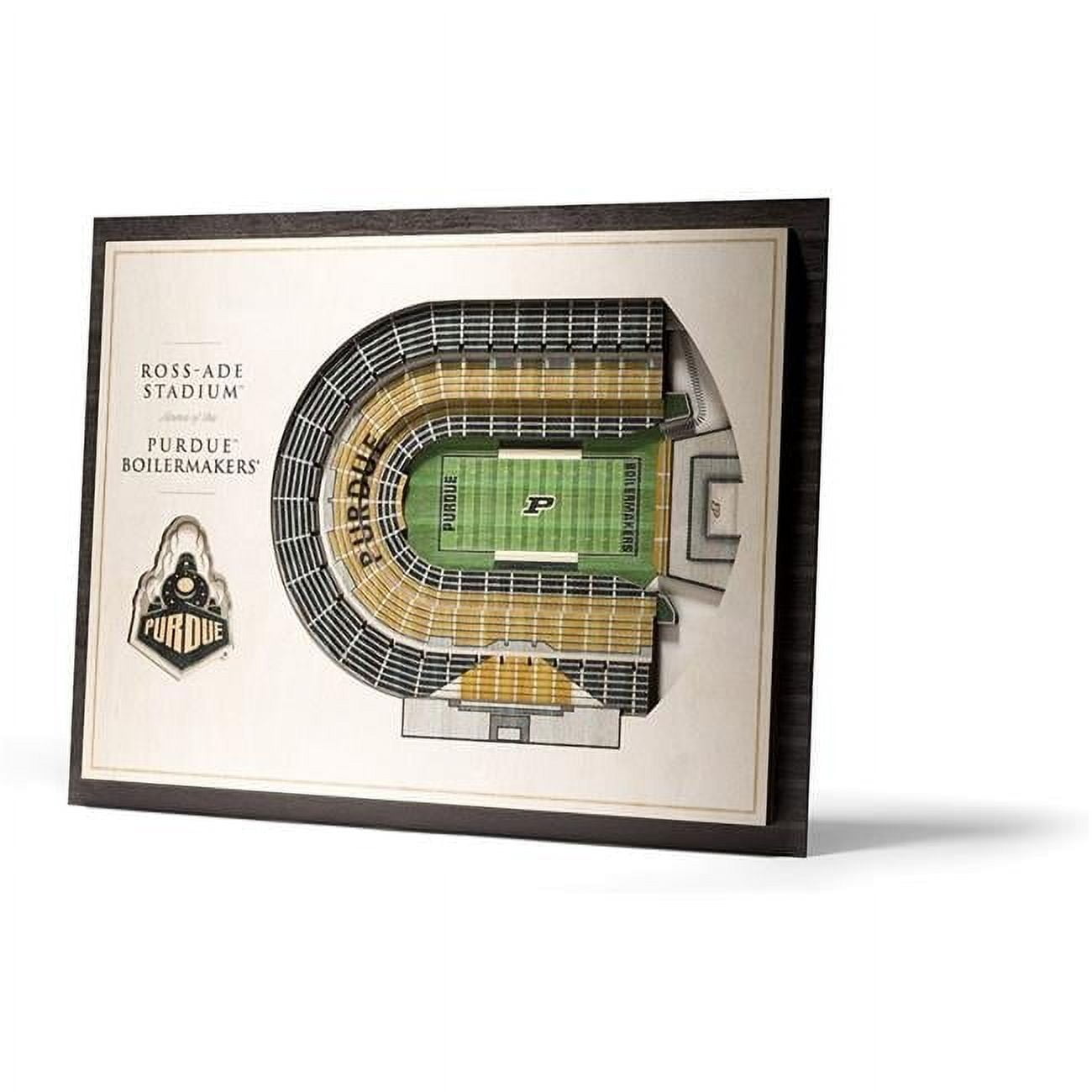 Purdue Boilermakers 17'' x 13'' 5-Layer StadiumViews 3D Wall Art ...