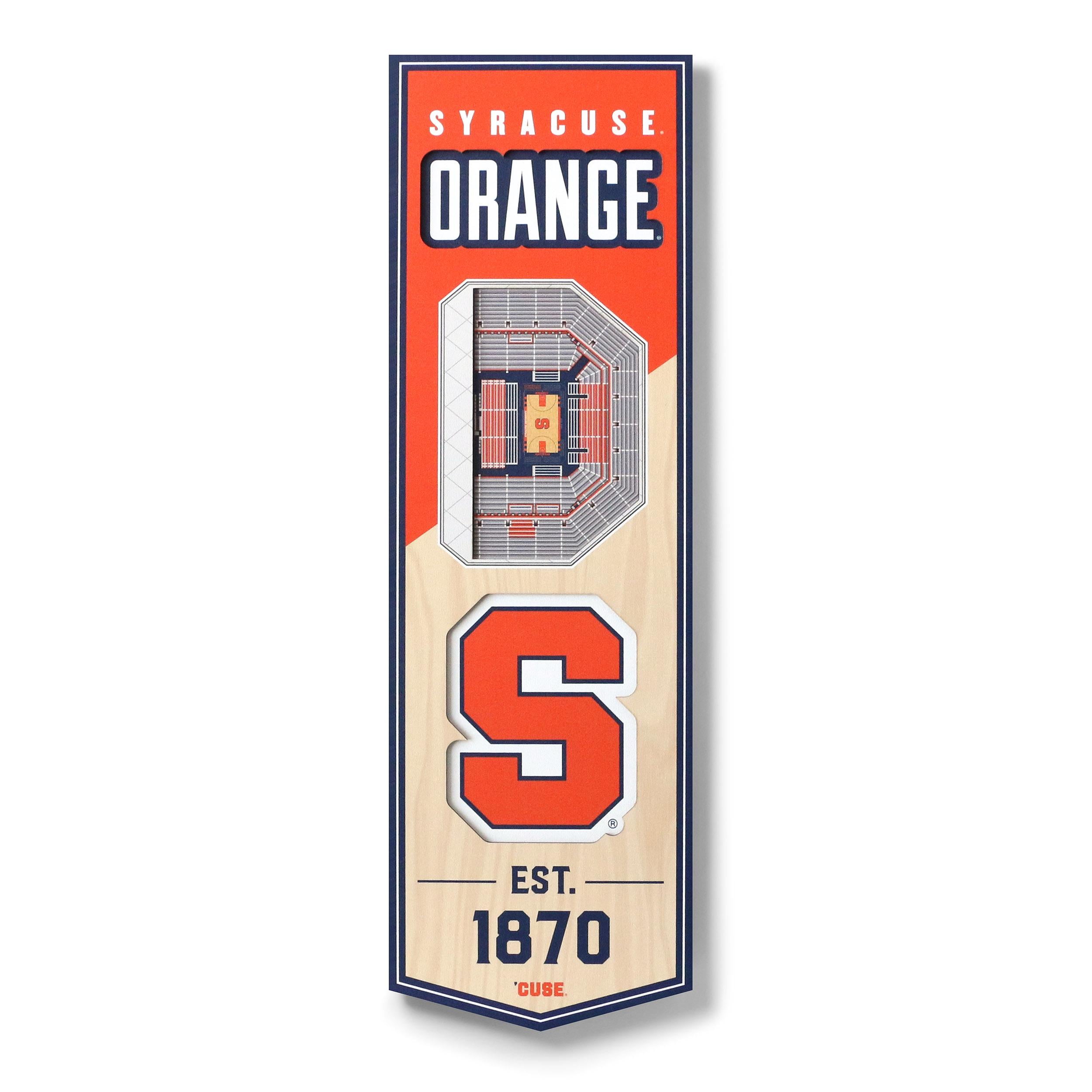 YouTheFan NCAA Syracuse Orange 3D Stadium Banner 6x19 - Walmart.com