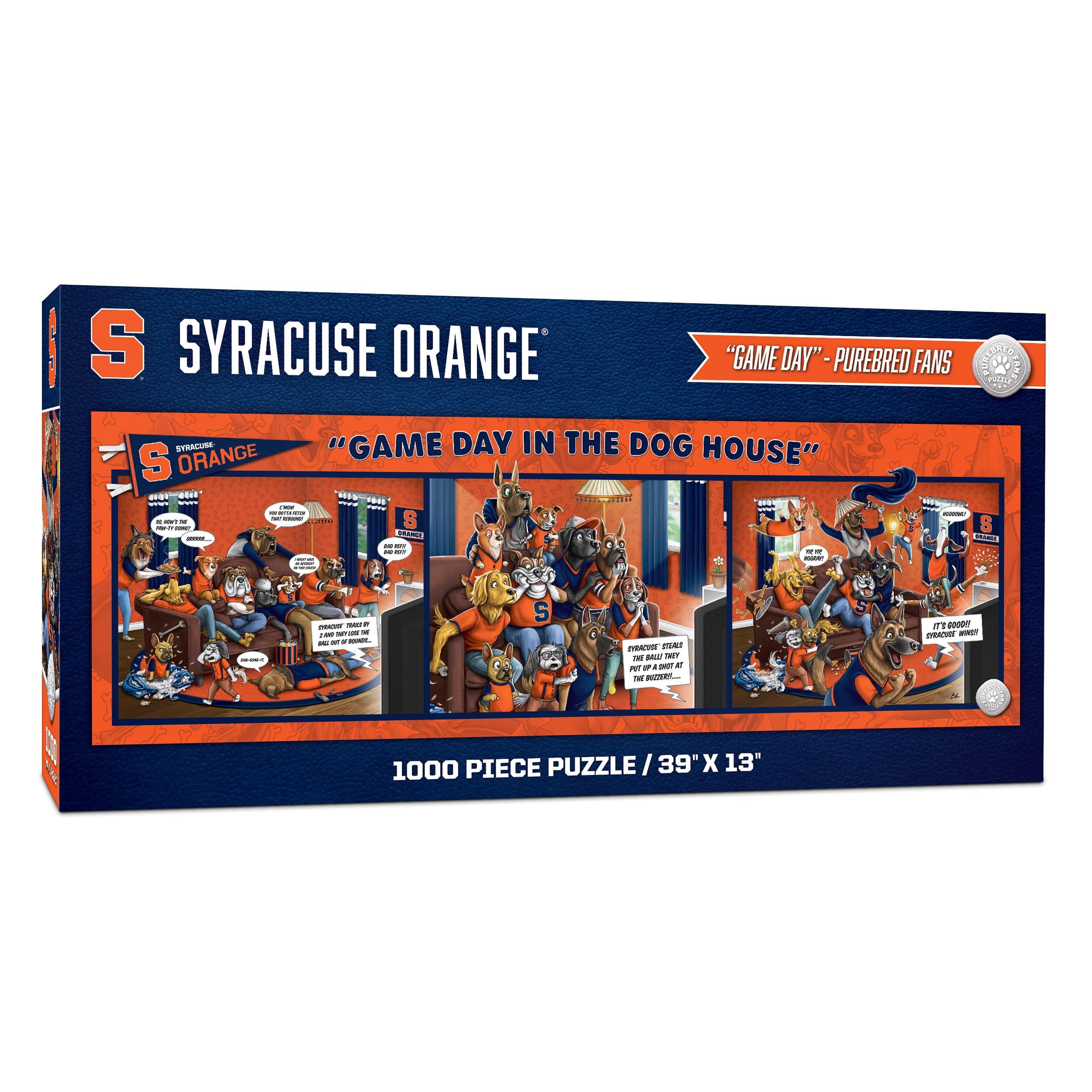 Syracuse NCAA Orange Howling Canines Gameday Dog House 1000PC Puzzle ...