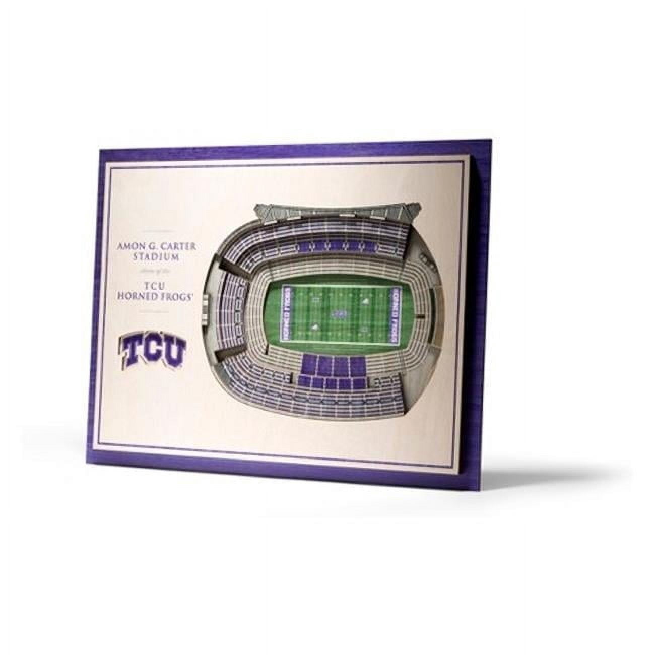 TCU Horned Frogs 17'' x 13'' 5-Layer StadiumViews 3D Wall Art - Walmart.com
