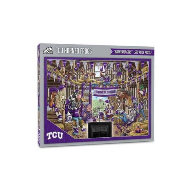 YouTheFan NCAA Tcu Horned Frogs Barnyard Fans Puzzle - 500 Piece ...