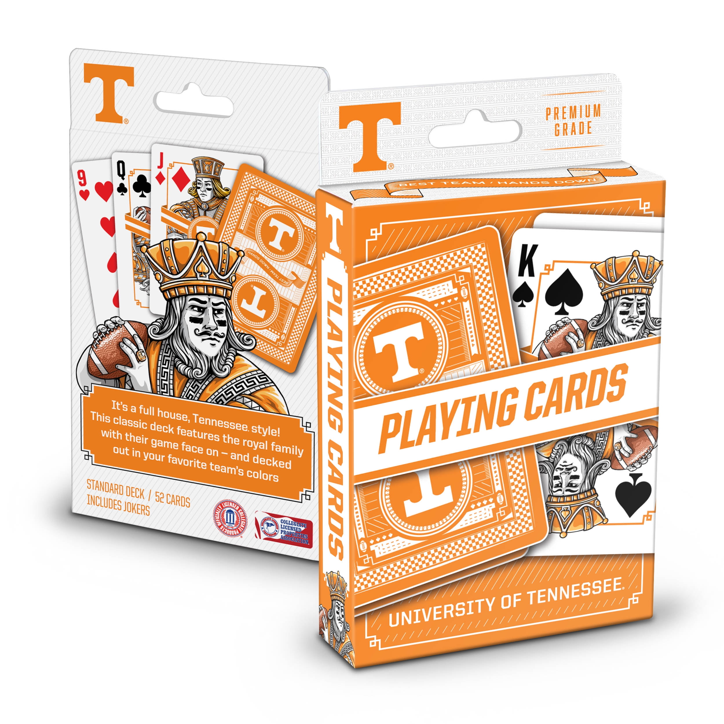 YouTheFan NCAA Tennessee Volunteers Playing Cards - Deck of 52 Cards ...