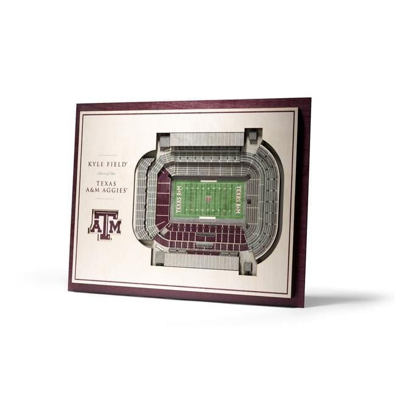 Texas A&M Aggies 17'' x 13'' 5-Layer StadiumViews 3D Wall Art - Walmart.com