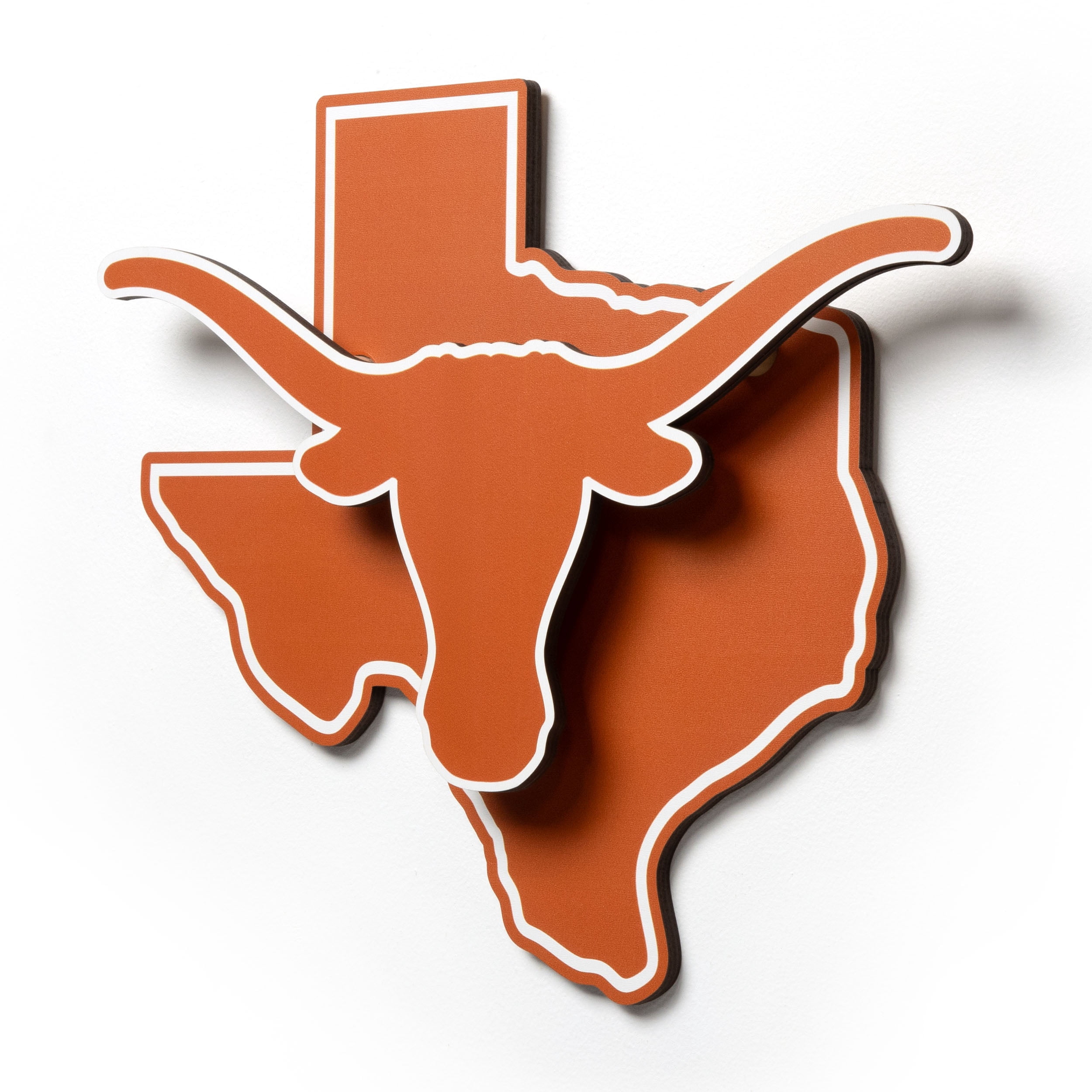 YouTheFan NCAA Texas Longhorns 3DX Die Cut Wall Art - Walmart.com
