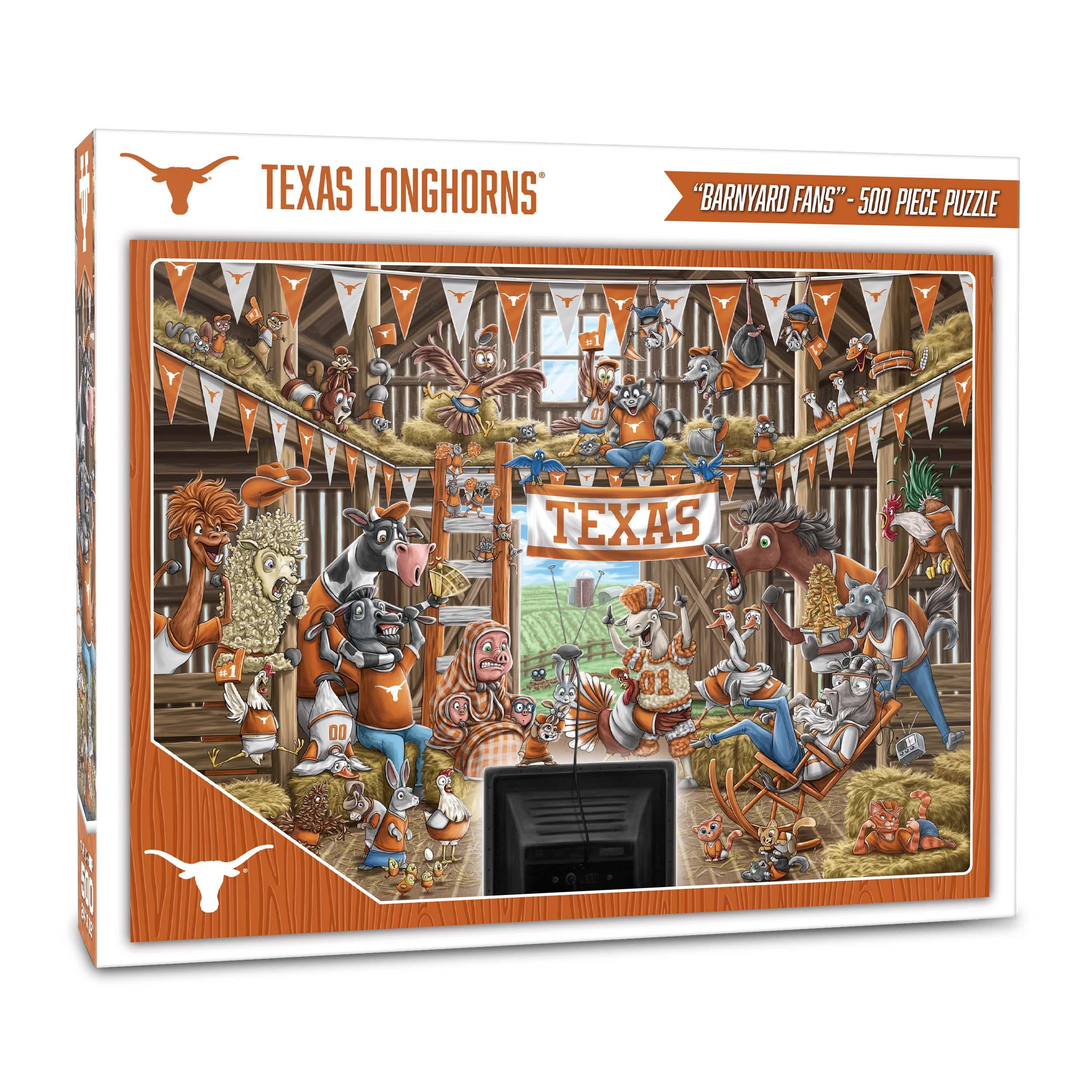 YouTheFan NCAA Texas Longhorns Barnyard Fans Puzzle - 500 Piece ...