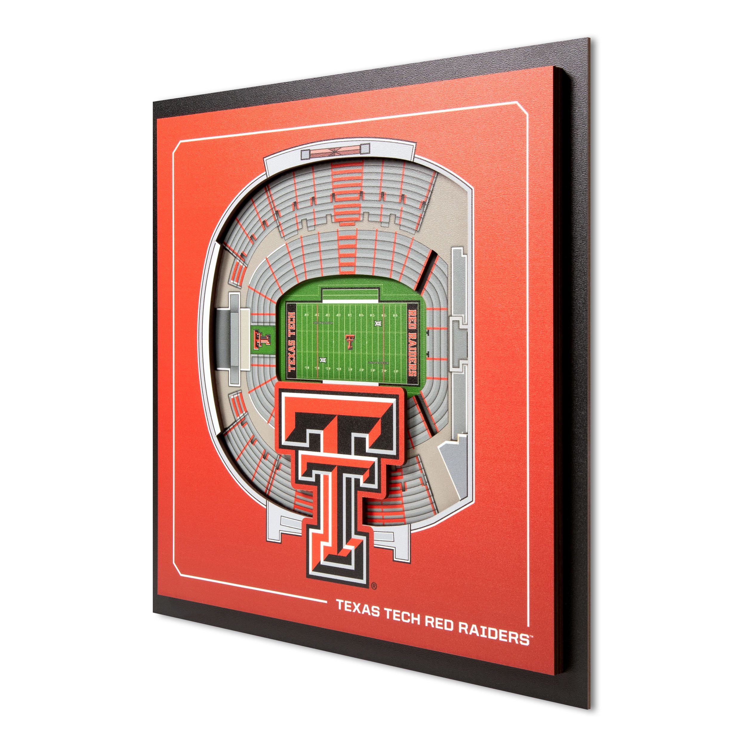 YouTheFan NCAA Texas Tech Red Raiders Stadium Series 3D Wall Art ...