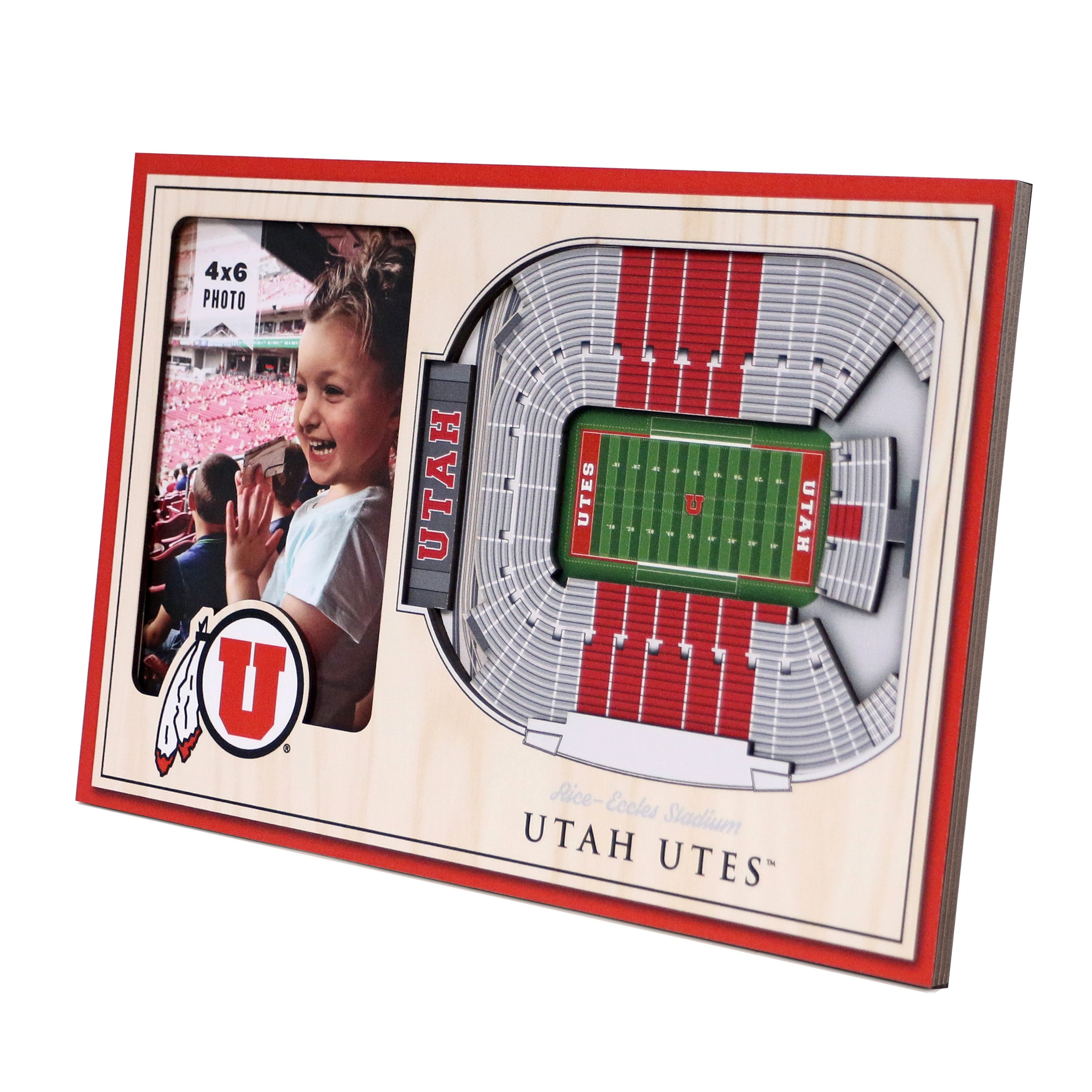 YouTheFan NCAA Utah Utes 3D StadiumView Picture Frame - Walmart.com