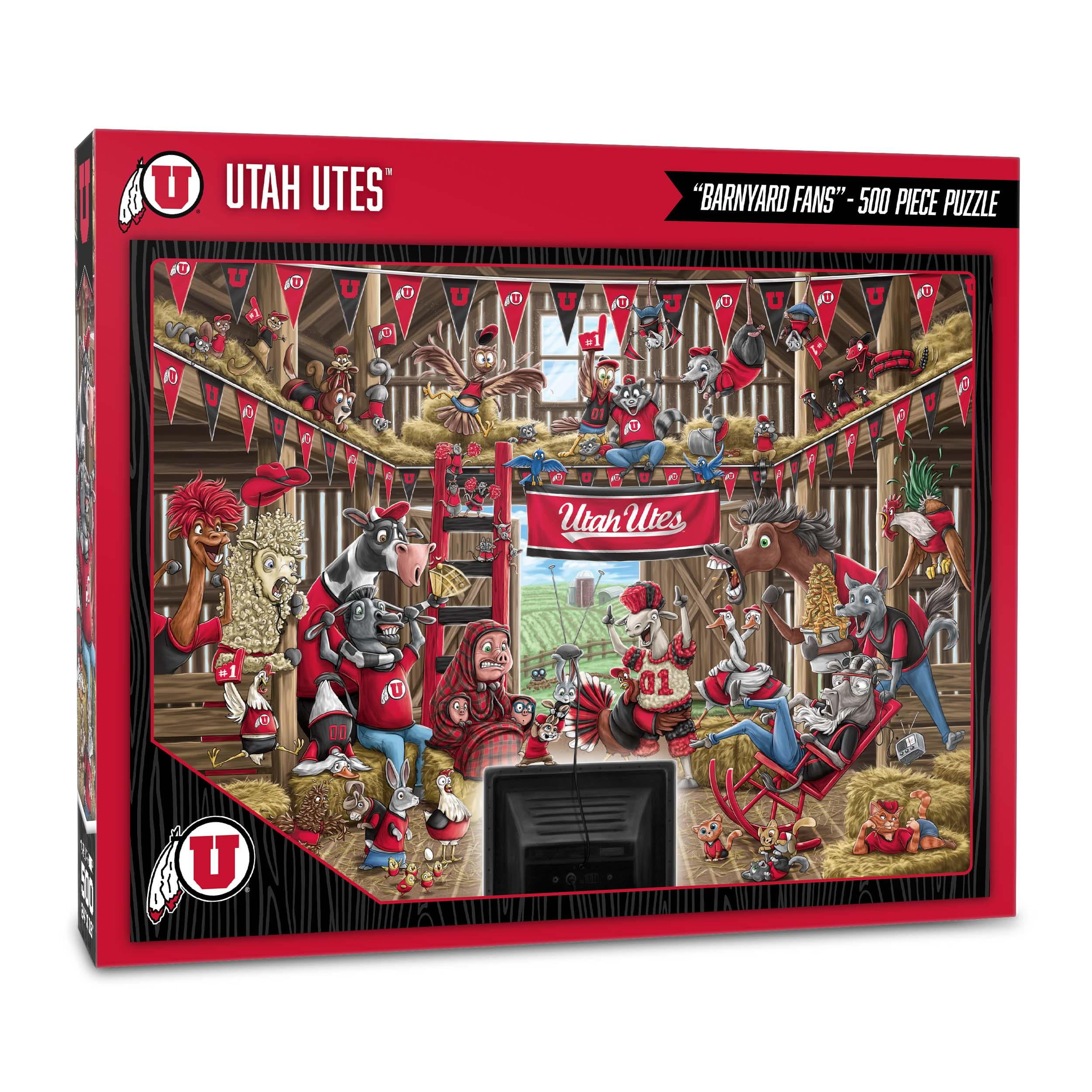 YouTheFan Utah Utes Barnyard Fans Puzzle - 500 Piece - Walmart.com