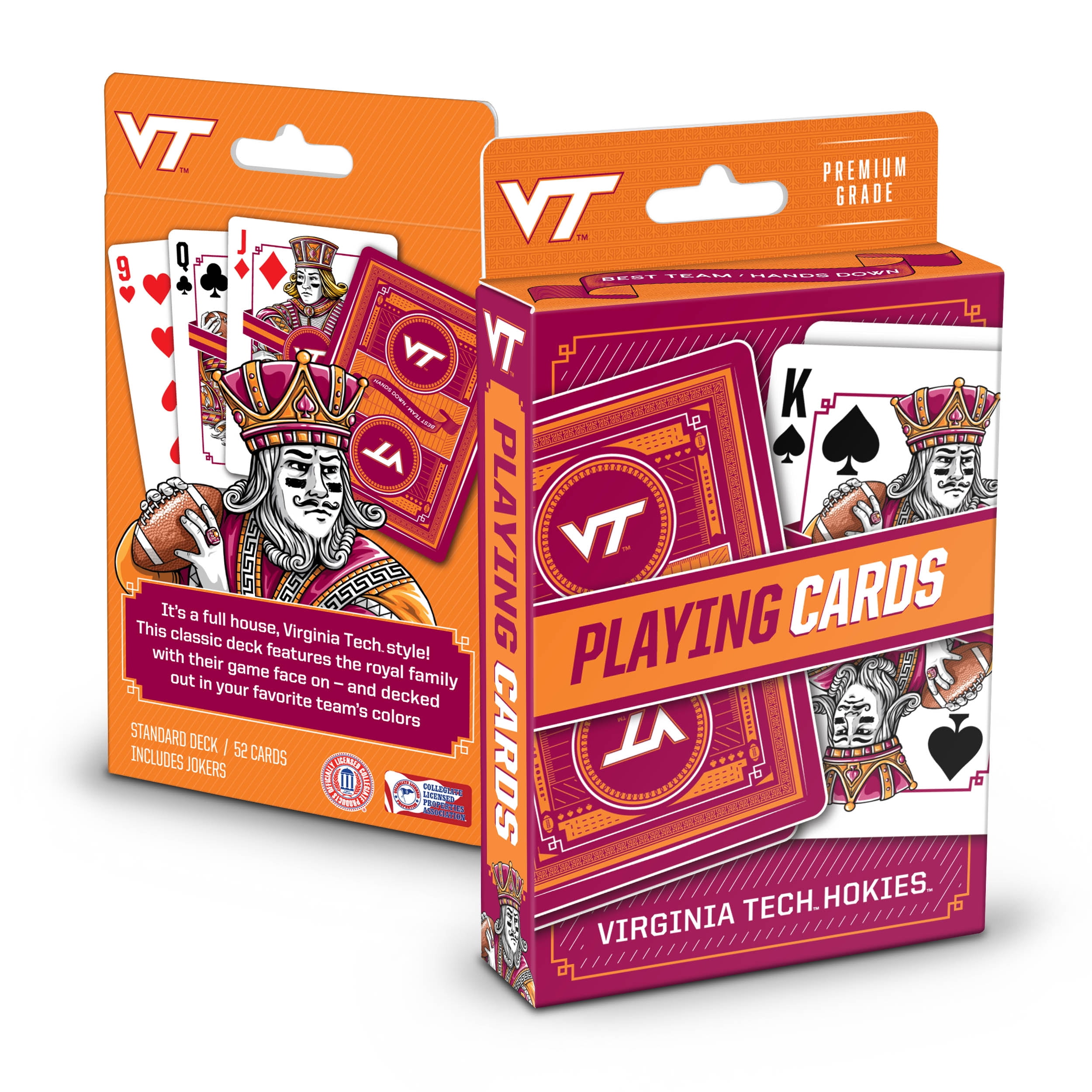 Virginia Tech Hokies Classic Series Illustrated Playing Cards Standard ...