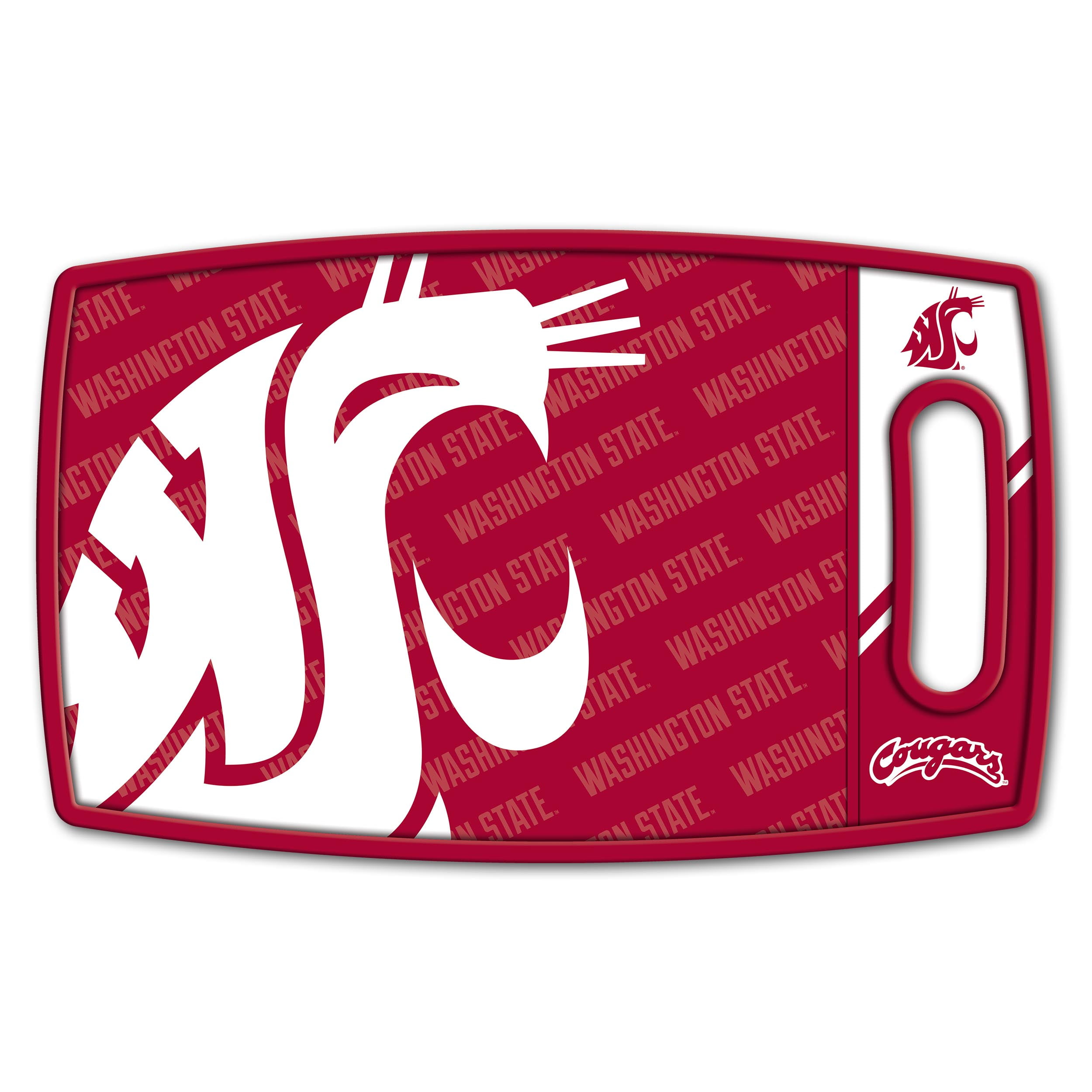 YouTheFan NCAA Washington State Cougars Logo Series Cutting Board ...