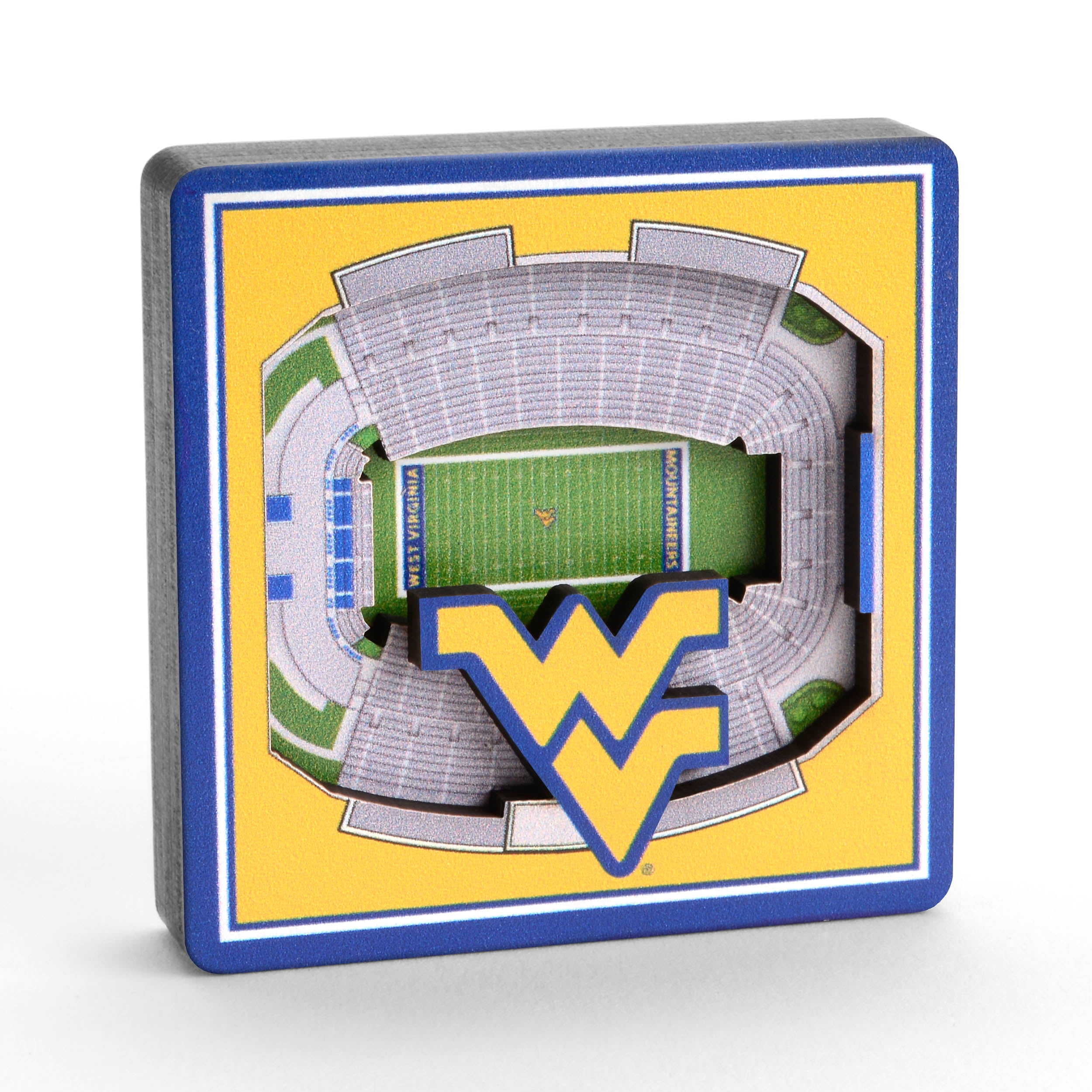 YouTheFan NCAA West Virginia Mountaineers 3D StadiumView Magnet - Walmart.com