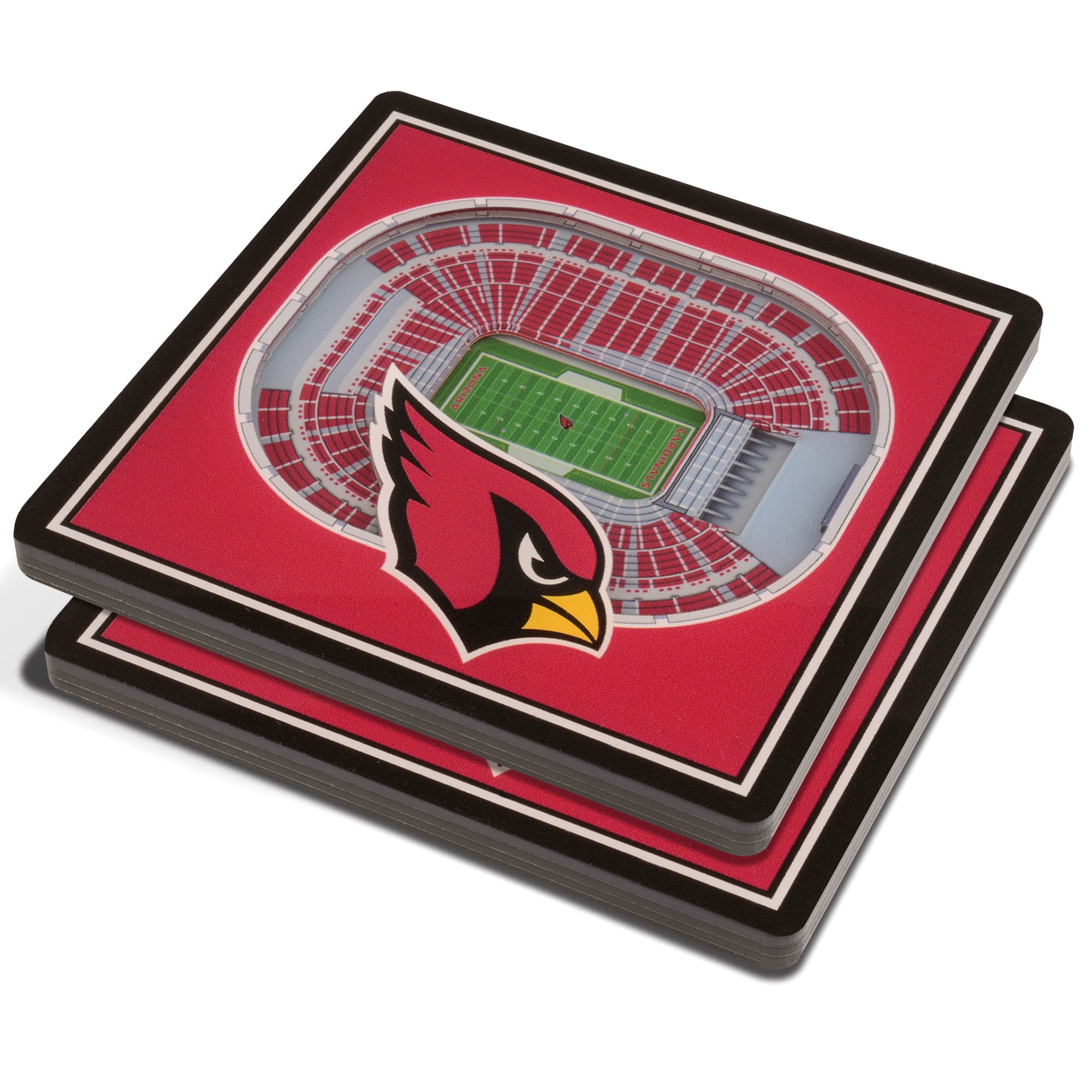 Arizona Cardinals 3D StadiumViews Coasters - Walmart.com